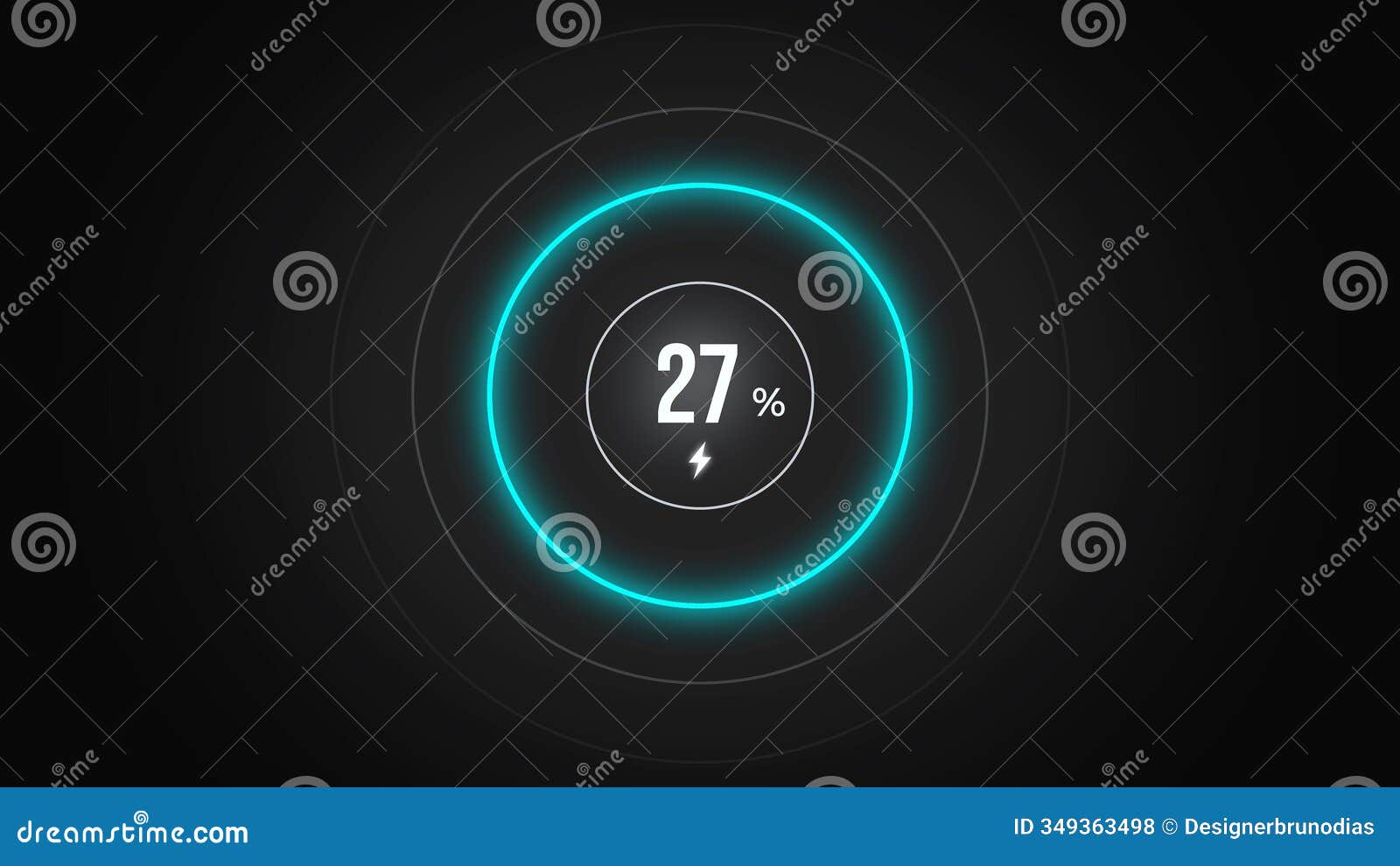 Loading screen at 27 . stock illustration. Illustration of screen ...