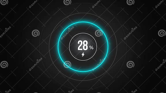 Loading screen at 28 . stock illustration. Illustration of cell - 349363501