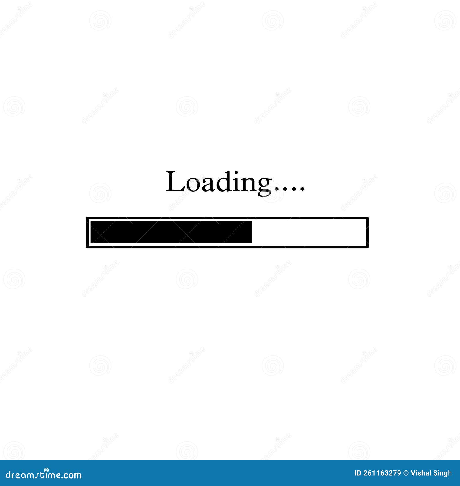 Loading Sign Black Colour on White Background Stock Image - Image of ...