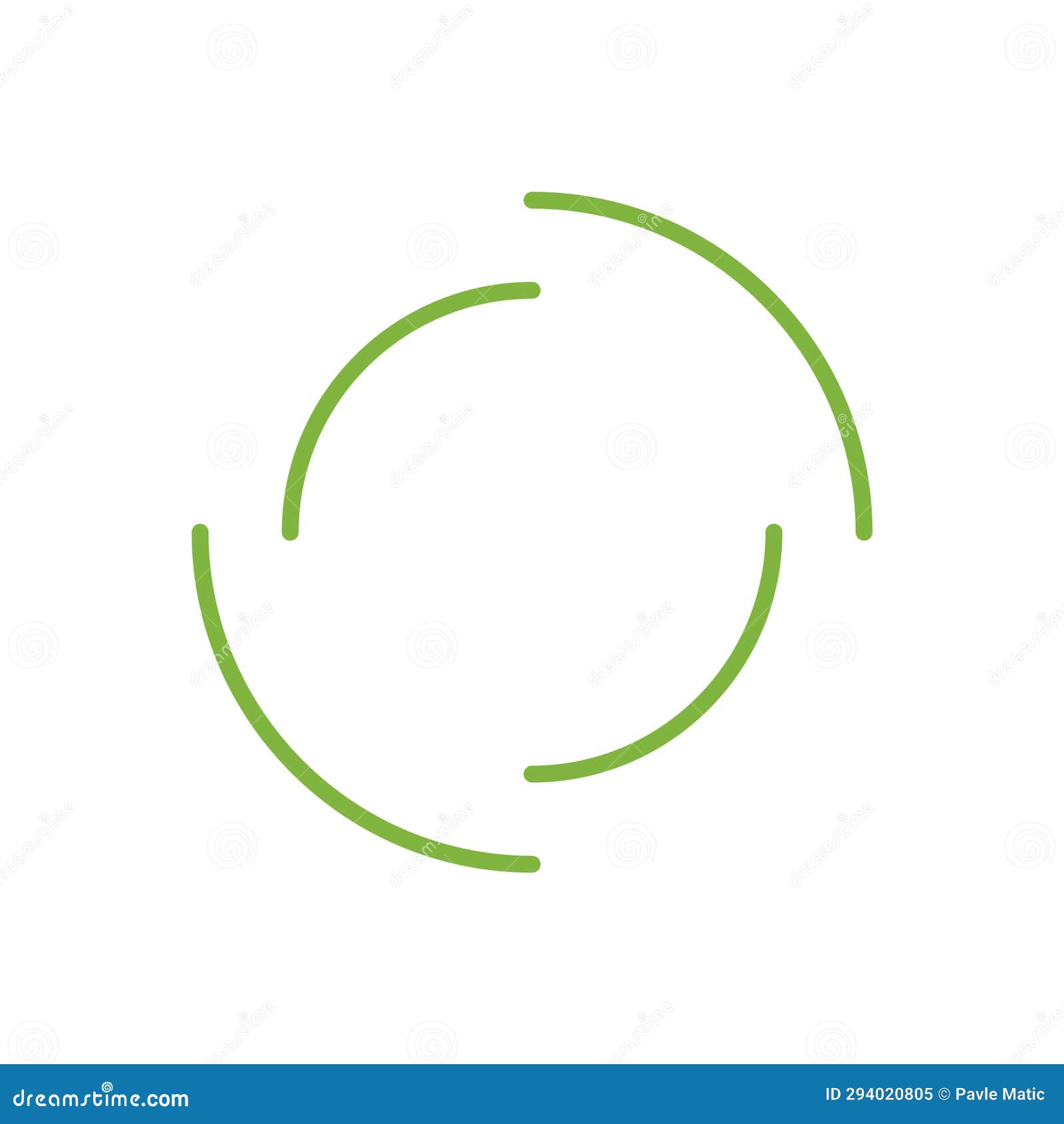 Loading sign icon on white stock illustration. Illustration of green ...