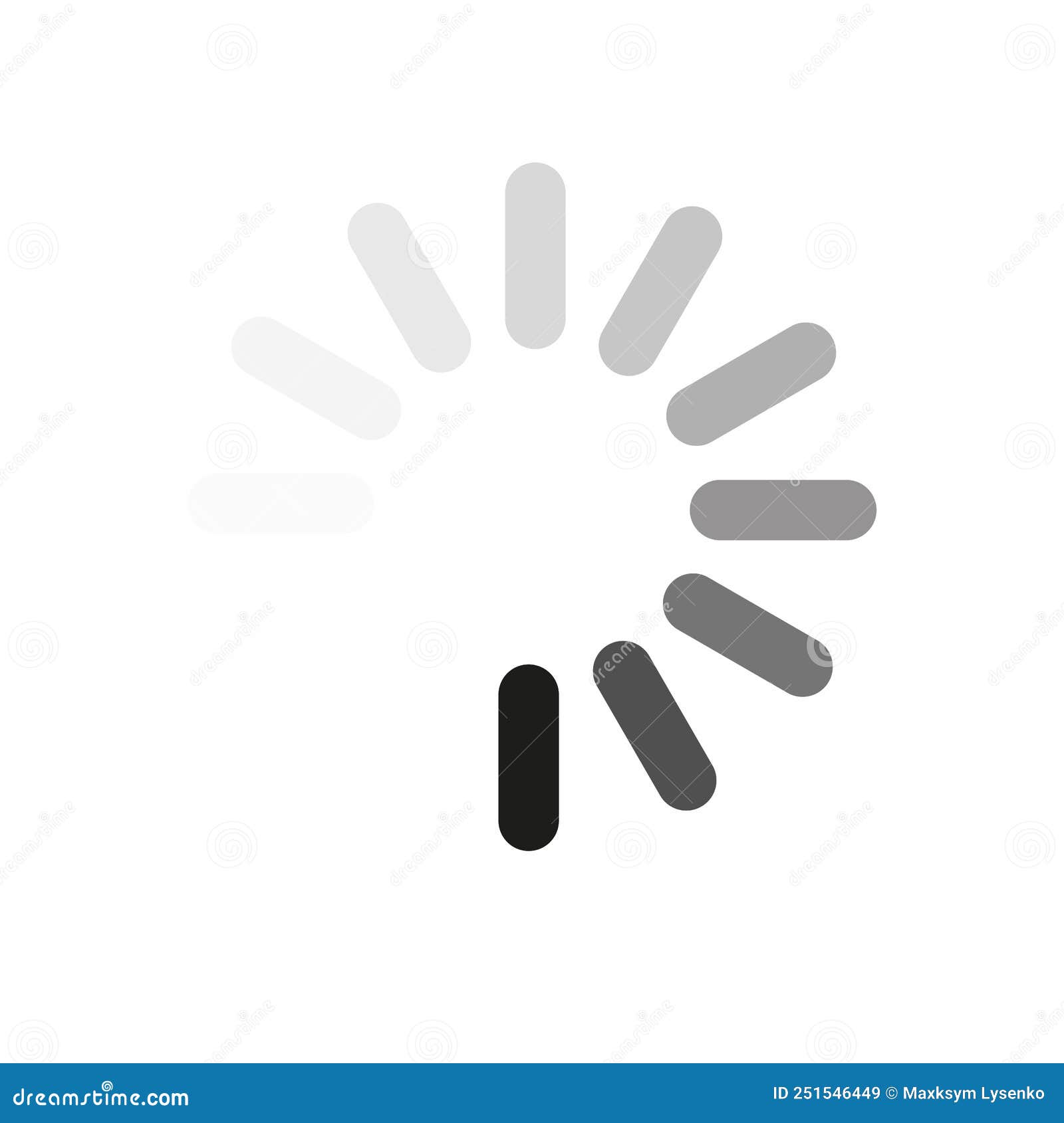 Loading Sign - Vector Loading Progress - Computer Graphic Symbol ...