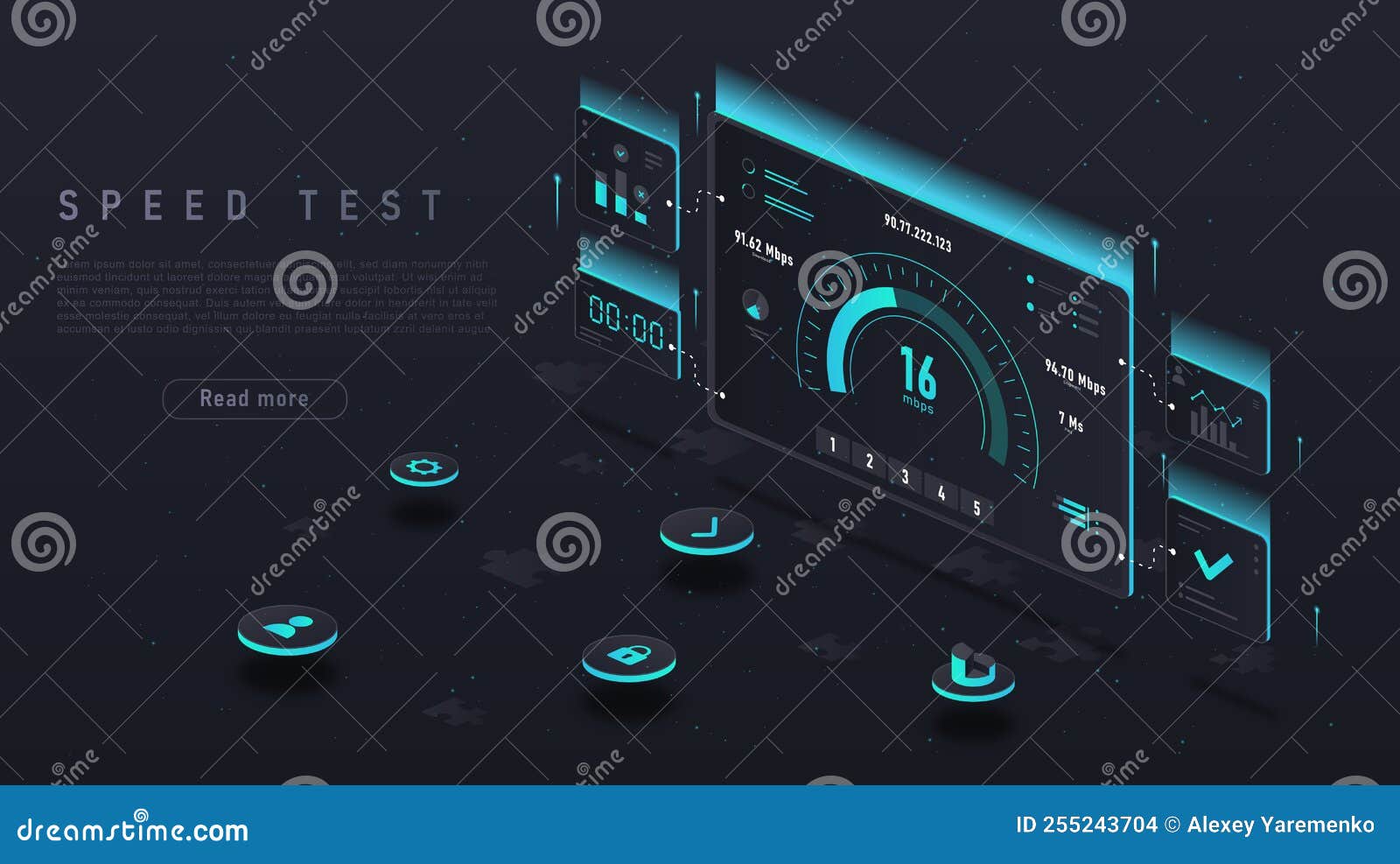 Infographics Dashboard. Modern Ui With Statistics Graphs, Pie Charts ...