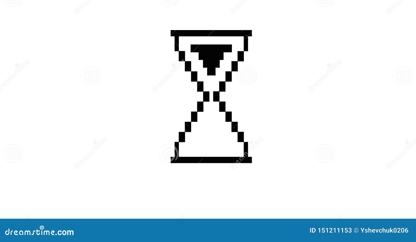 Loading and Spinning Hourglass. Loop Animation Stock Video - Video of ...
