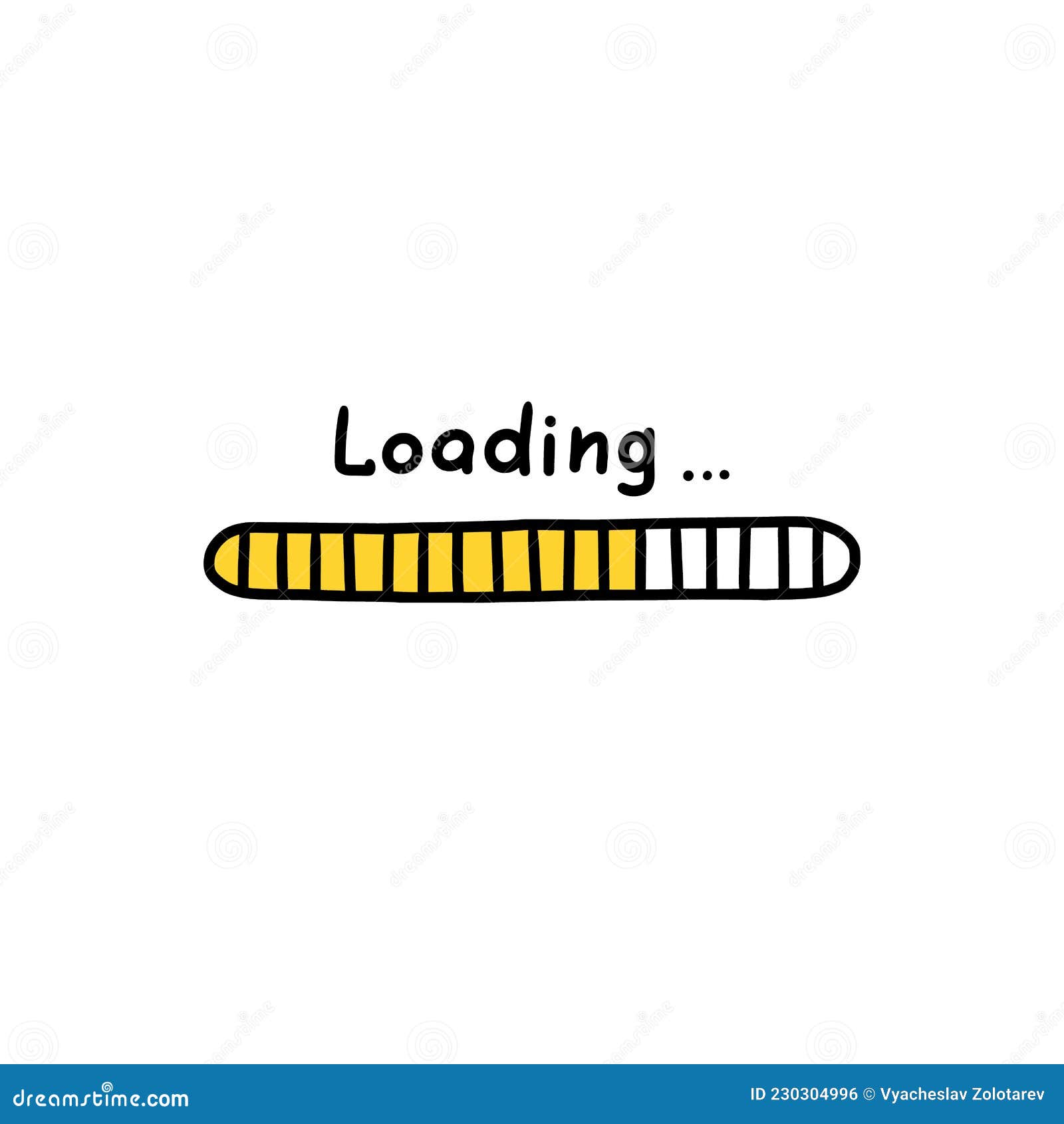 Loading, Status and Progress Bar. Stock Vector - Illustration of ...