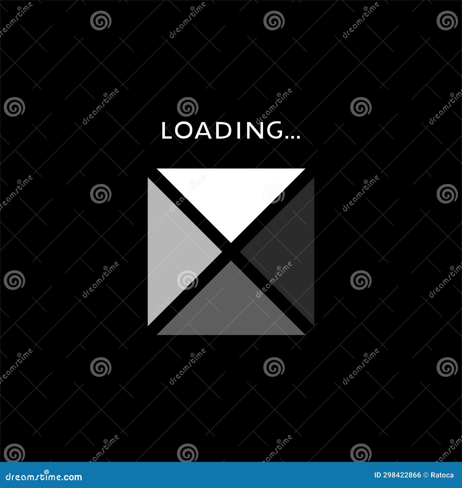 Loading status symbol stock vector. Illustration of website - 298422866