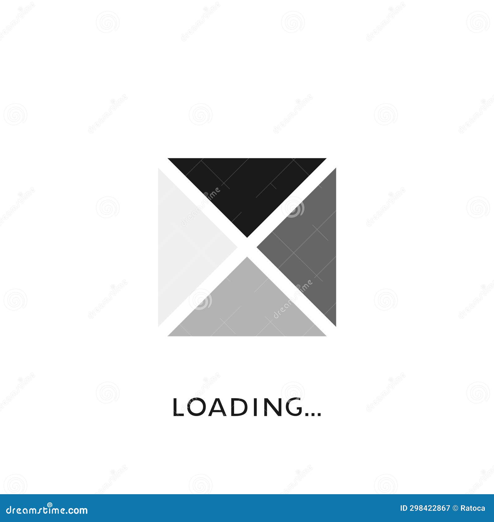 Loading status symbol stock vector. Illustration of computer - 298422867