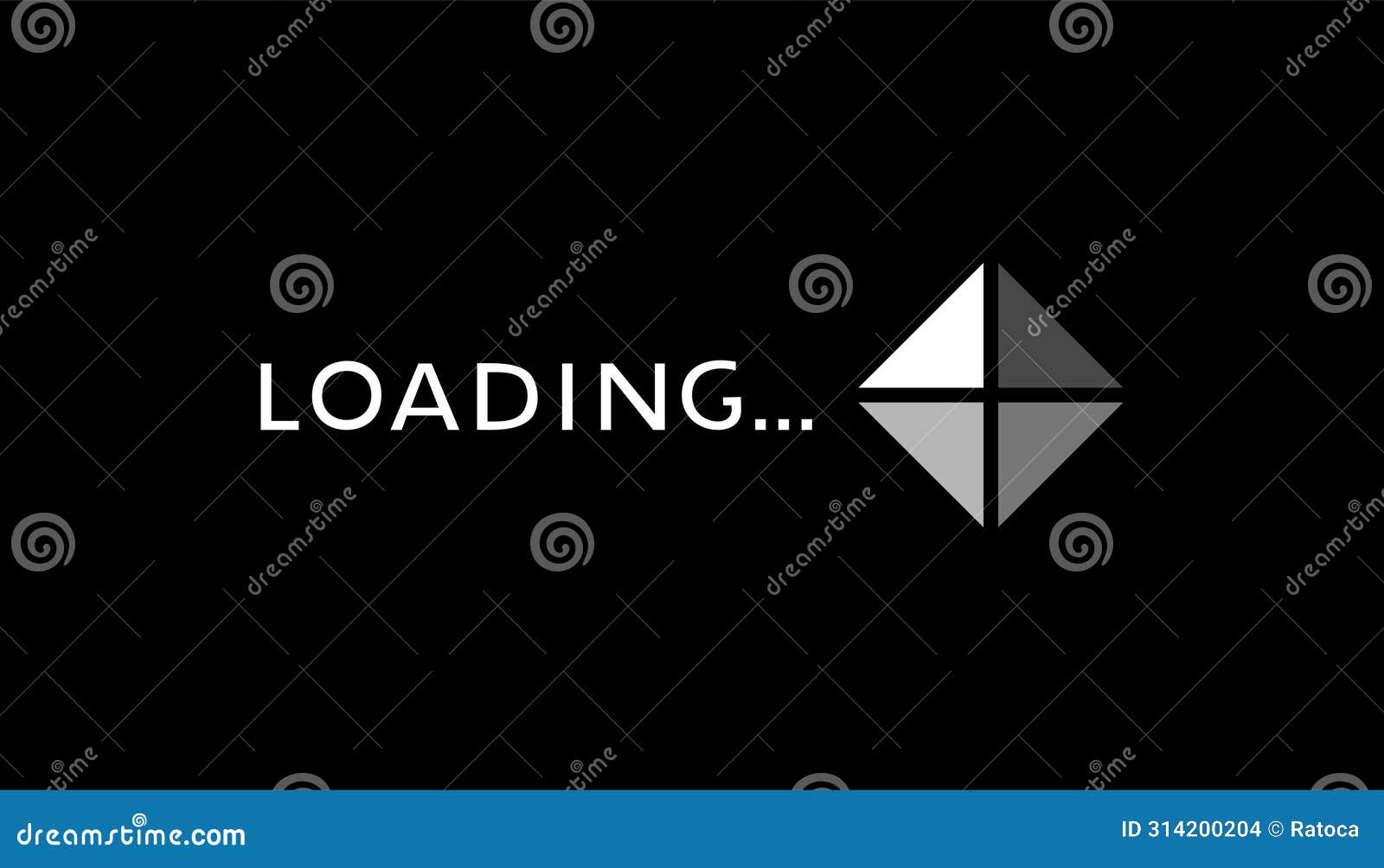Loading status symbol stock vector. Illustration of simple - 314200204