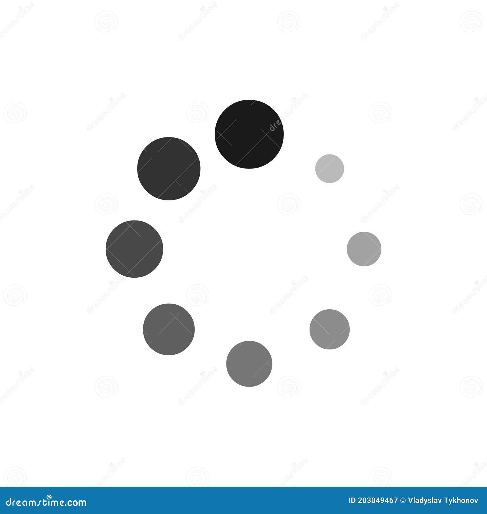 Loading, Streaming, Buffering, Play Icon Isolated. Please Wait Symbol ...