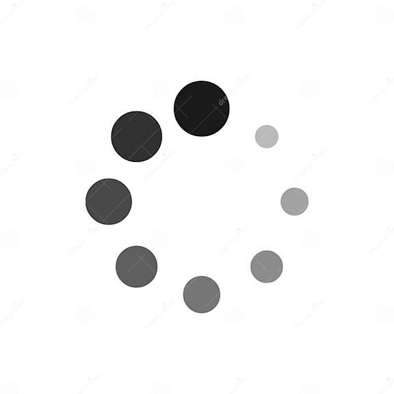 Loading, Streaming, Buffering, Play Icon Isolated. Please Wait Symbol ...