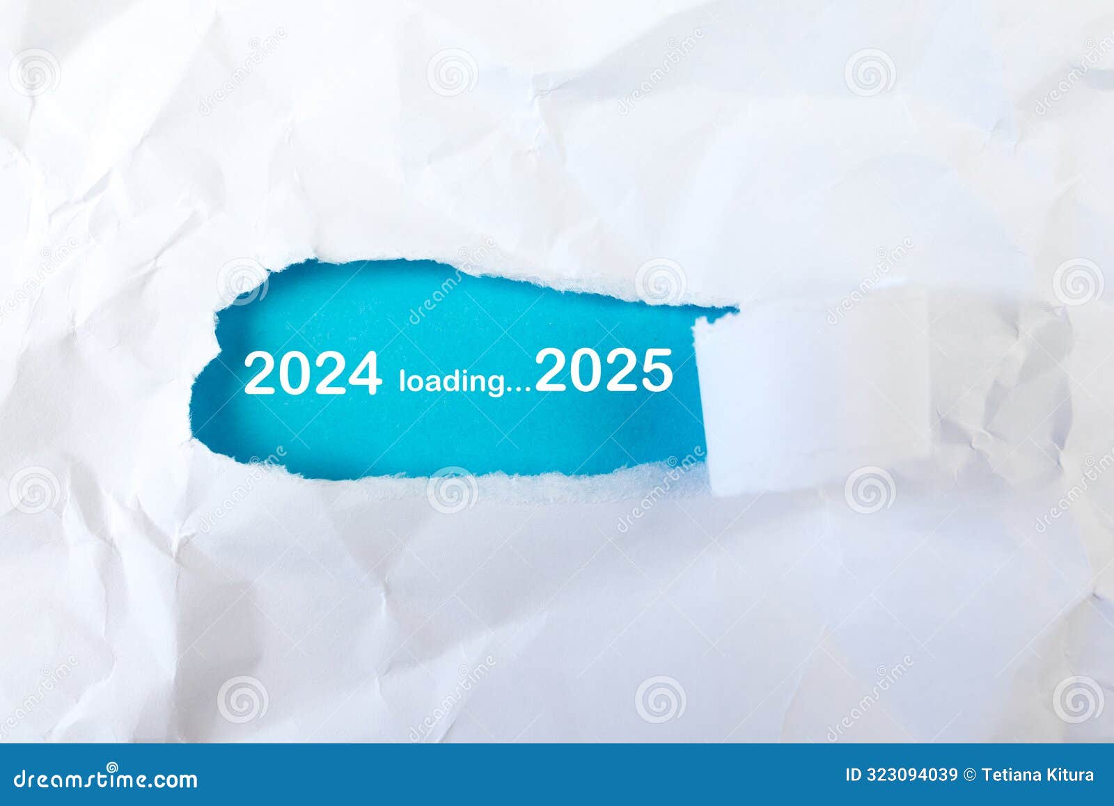 Loading 2025 Symbol on Torn Paper Stock Image - Image of written ...