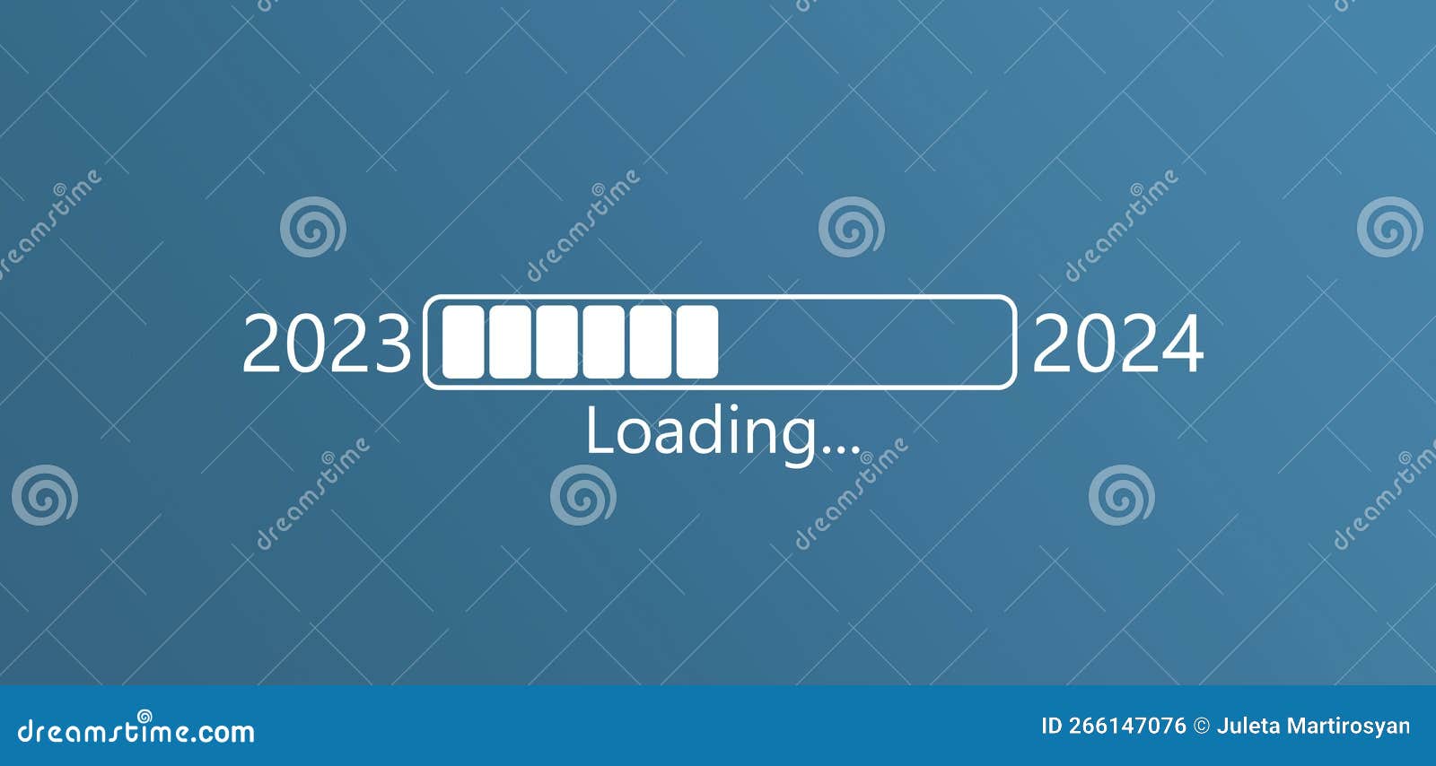 Loading from 2023 to 2024 stock illustration. Illustration of display ...