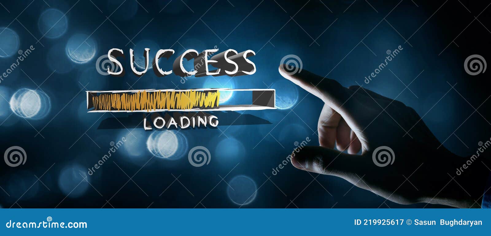 Loading To Business Growth Success Concept Stock Illustration ...