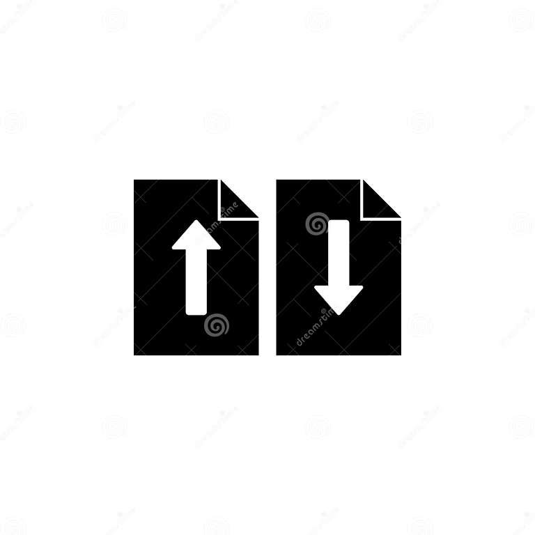 Loading and Unloading Documents Icon. Element of Web Icon for Mobile ...