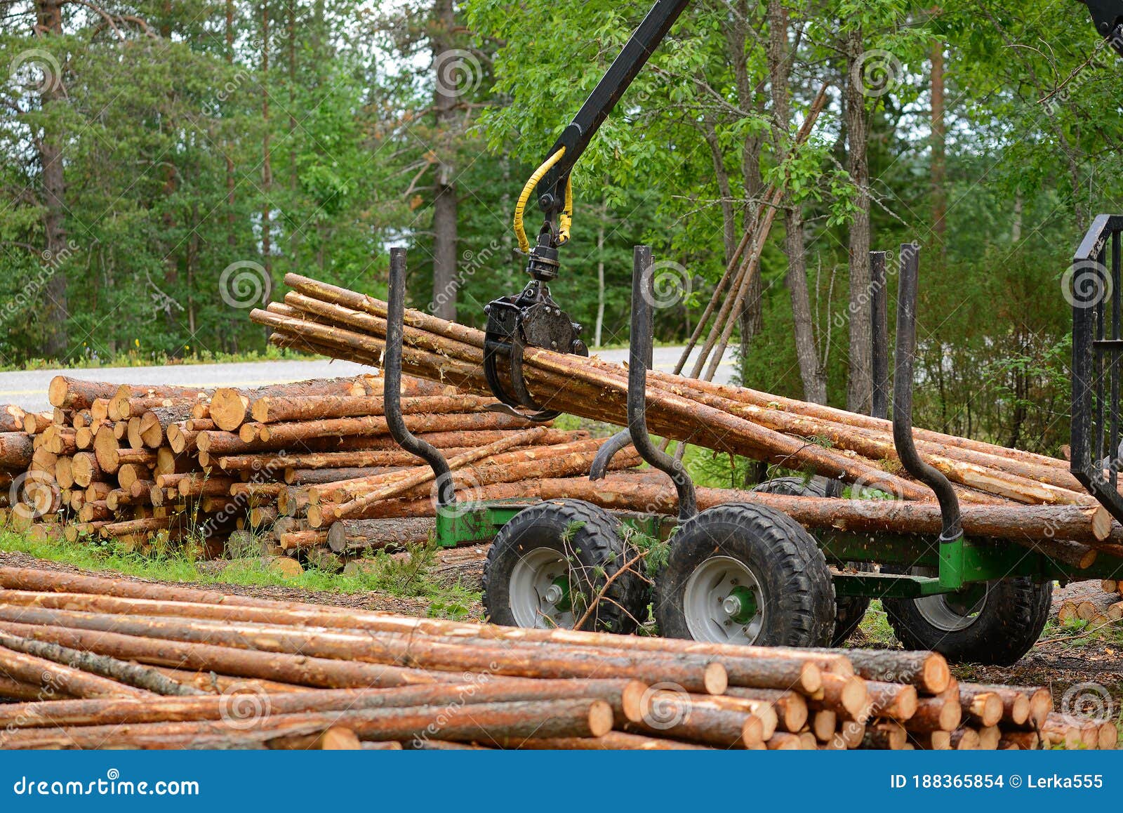 Loading - Unloading Logs Focus on Hydraulic Manipulator. Finnish ...