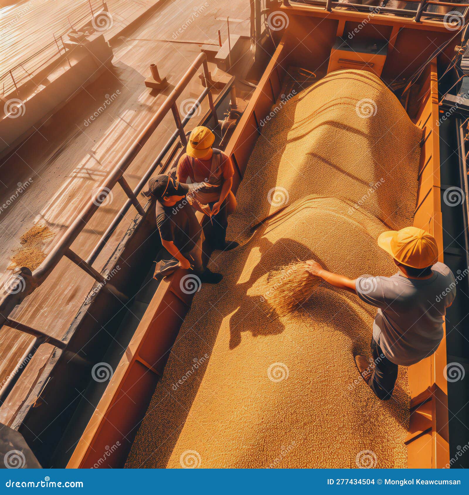 Loading Up: Wheat Shipments Set Sail for Global Markets.generative Ai ...