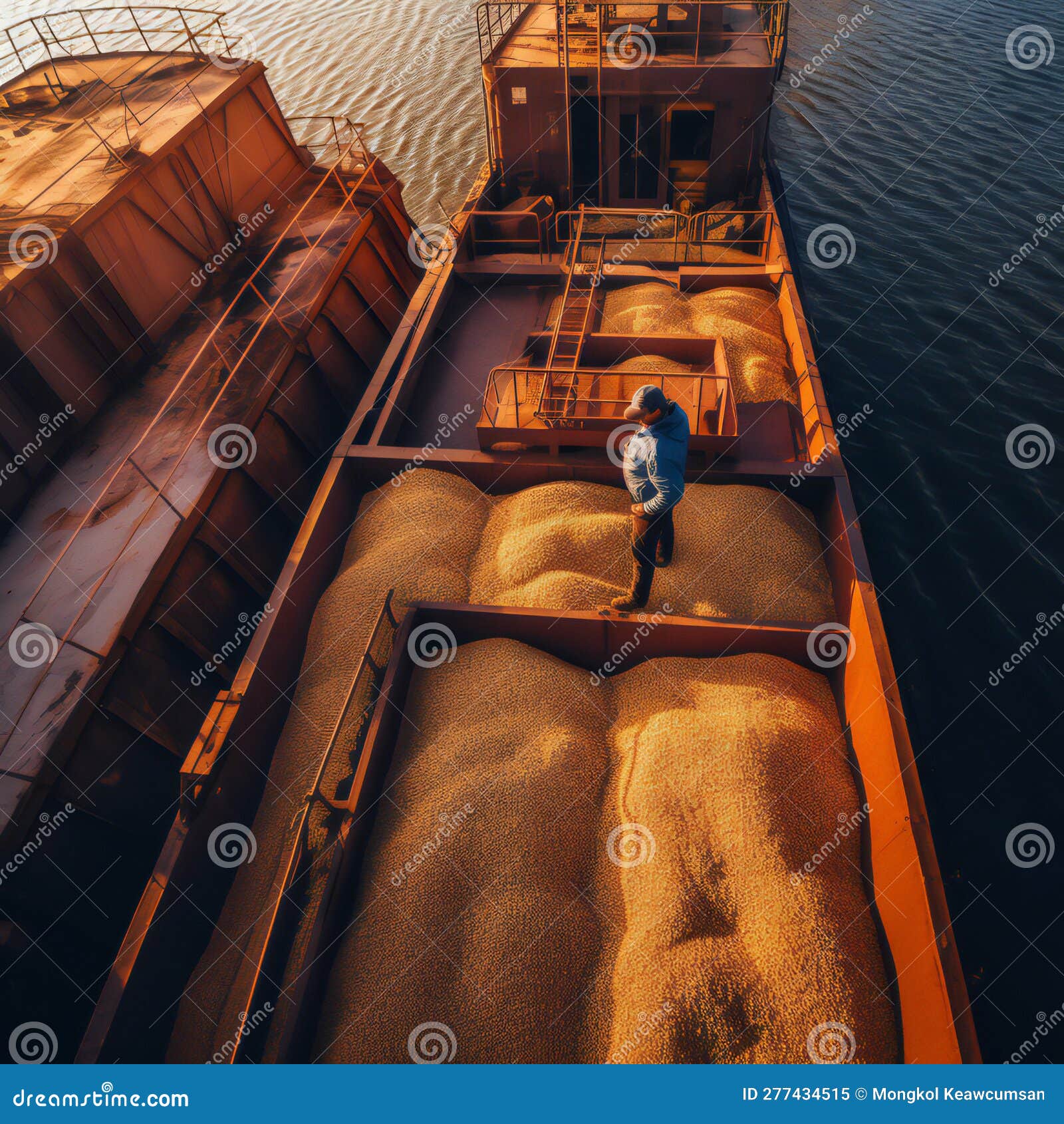 Loading Up: Wheat Shipments Set Sail for Global Markets.generative Ai ...