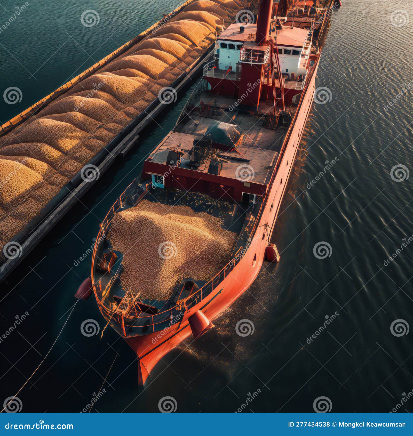 Loading Up: Wheat Shipments Set Sail for Global Markets.generative Ai ...