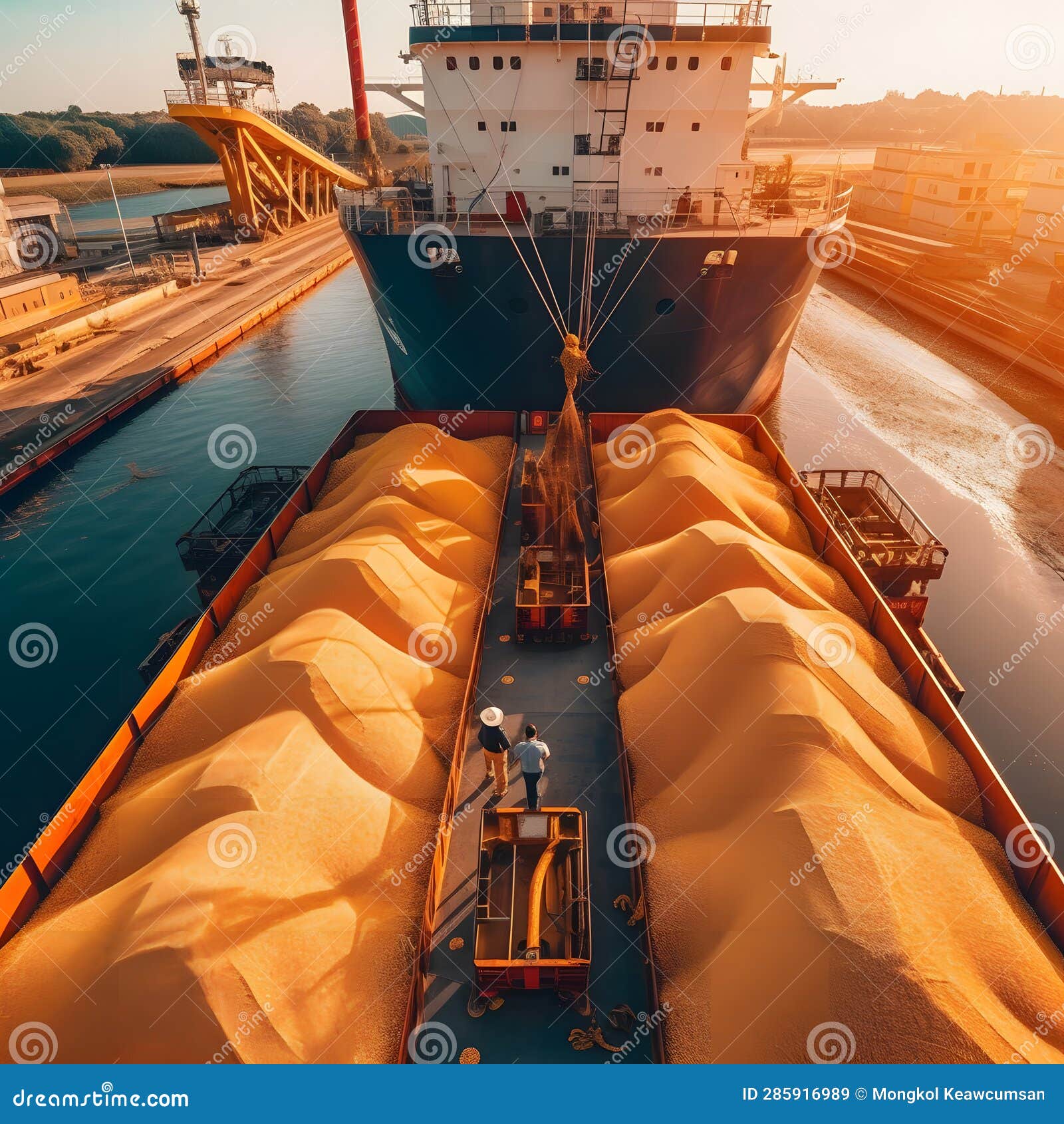 Loading Up: Wheat Shipments Set Sail for Global Markets.generative Ai ...