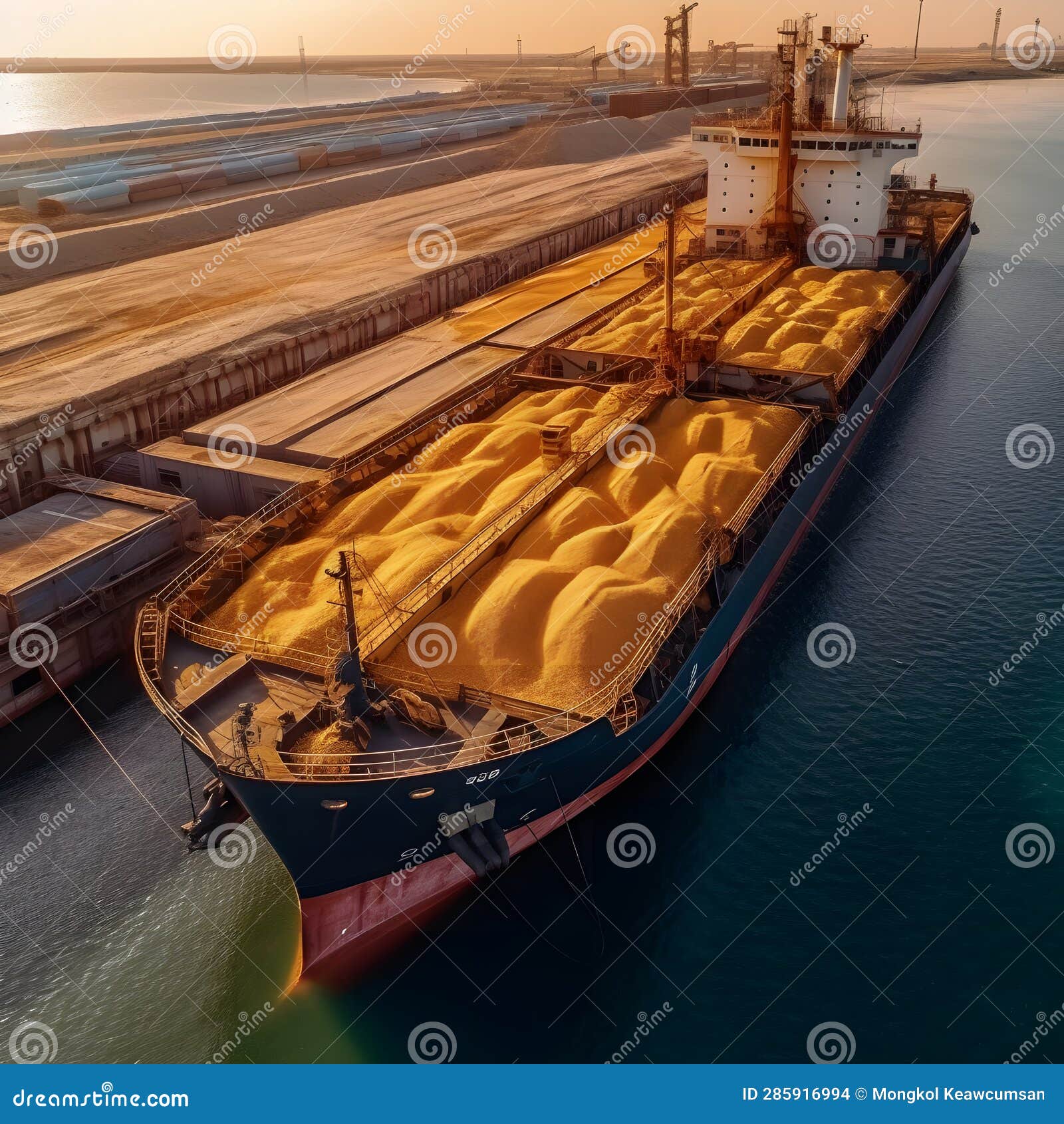 Loading Up: Wheat Shipments Set Sail for Global Markets.generative Ai ...