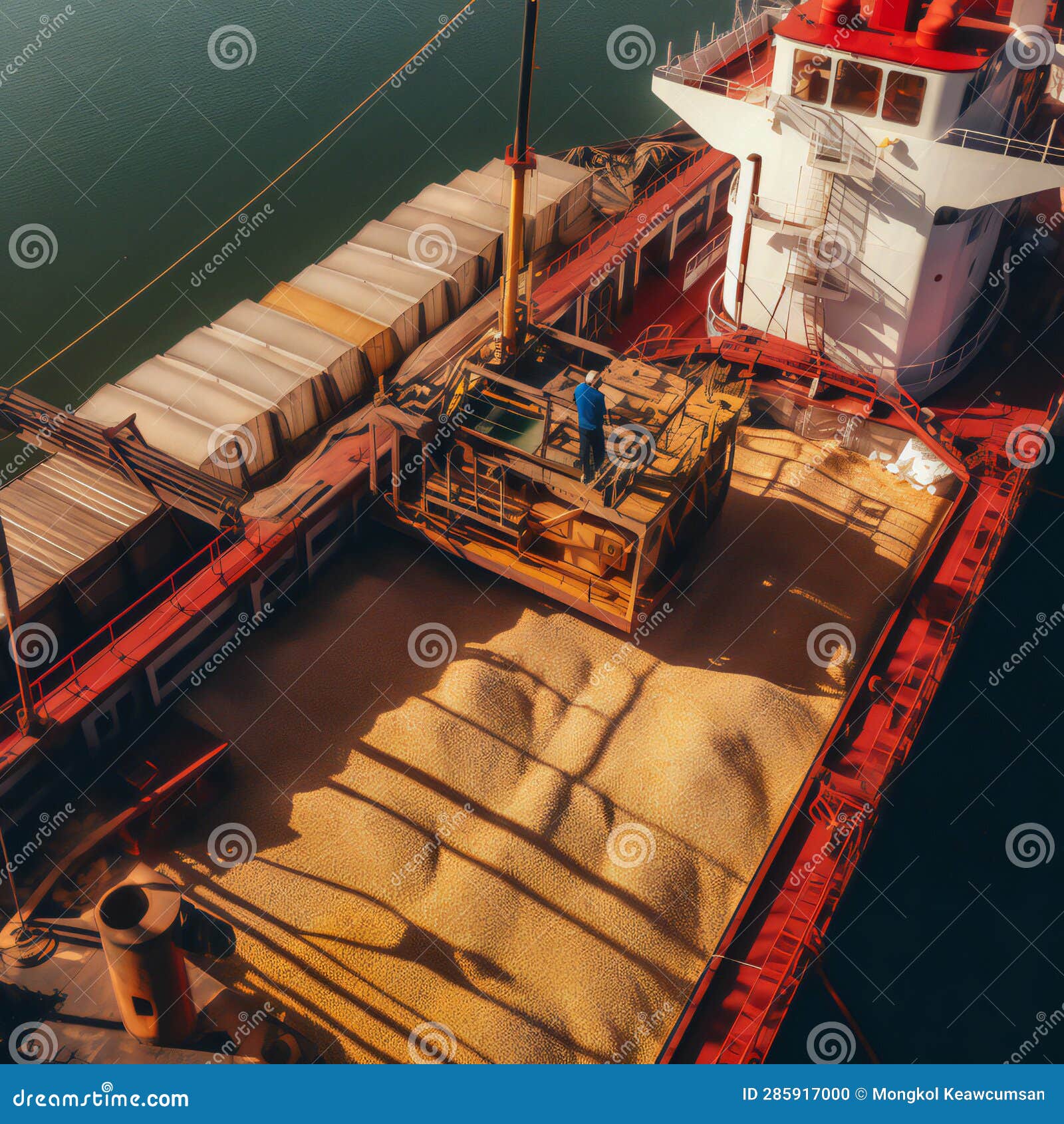 Loading Up: Wheat Shipments Set Sail for Global Markets.generative Ai ...