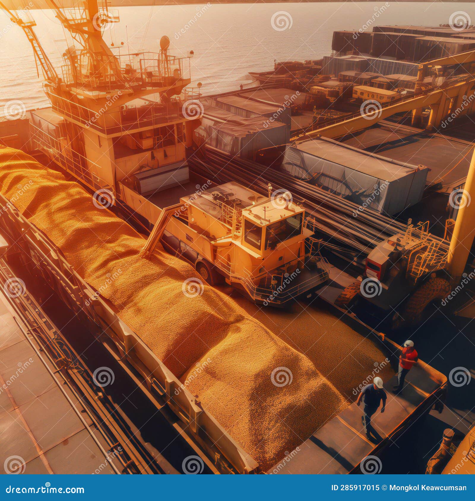 Loading Up: Wheat Shipments Set Sail for Global Markets.generative Ai ...