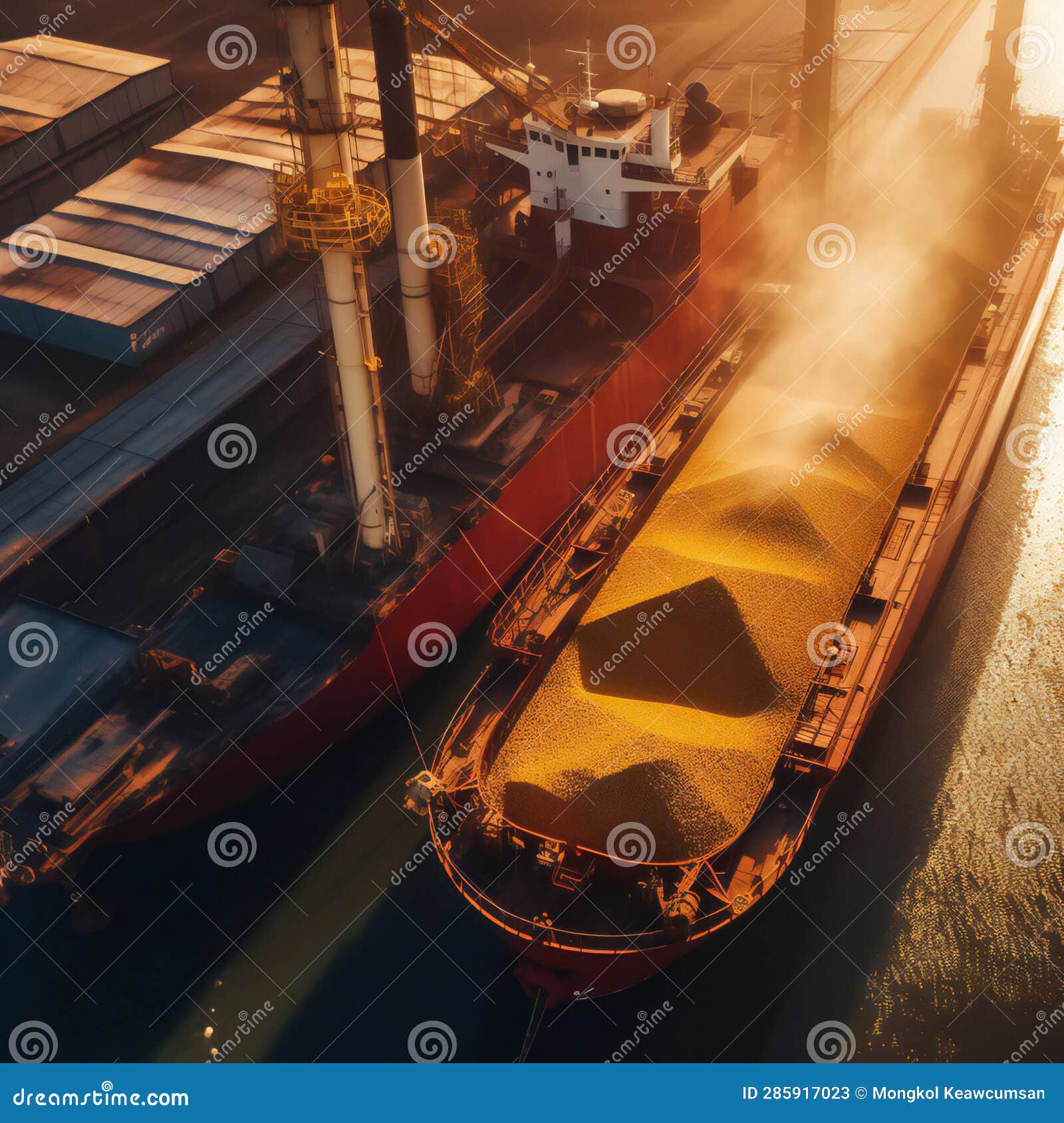 Loading Up: Wheat Shipments Set Sail for Global Markets.generative Ai ...