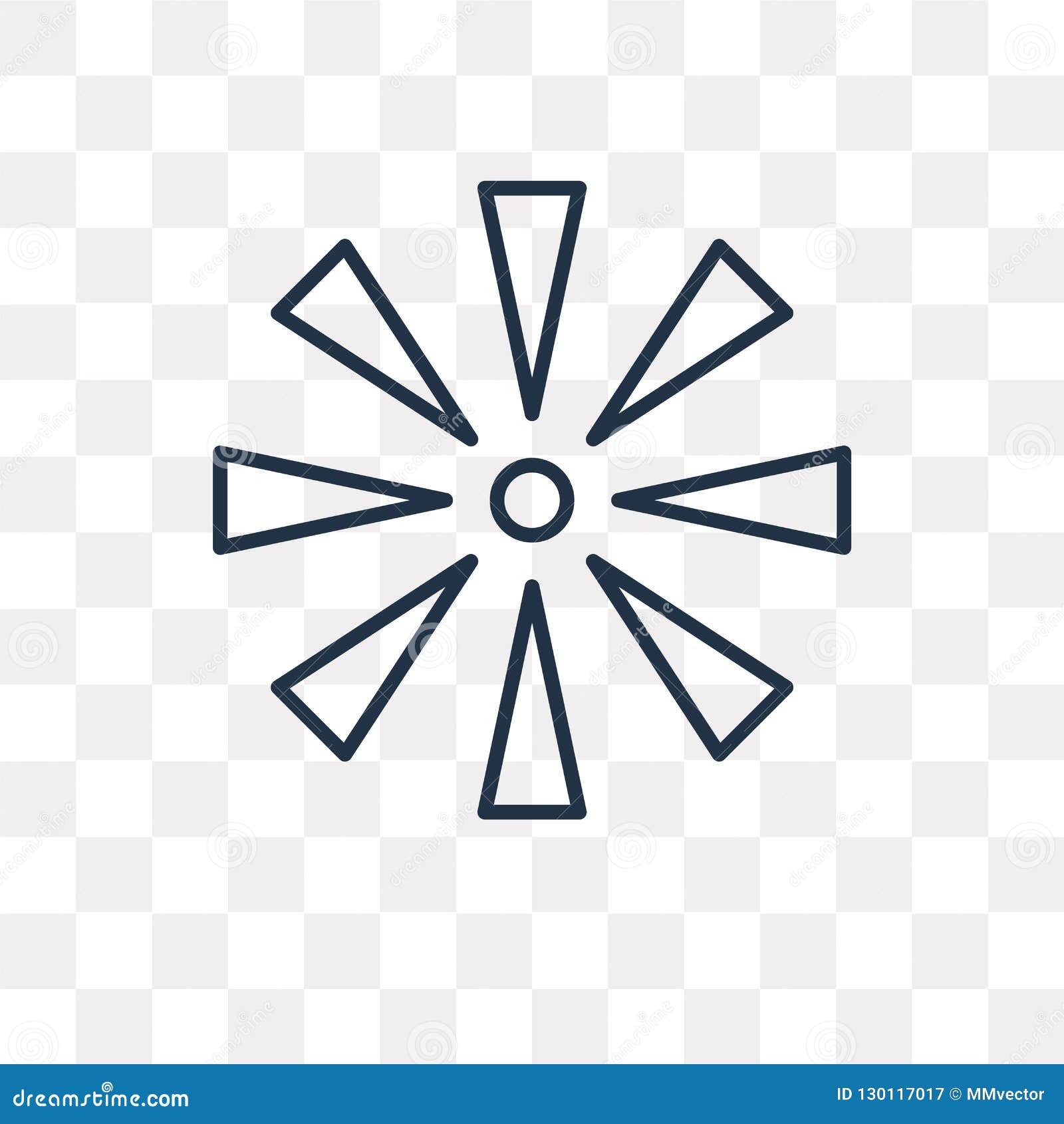 Loading Vector Icon Isolated on Transparent Background, Linear L Stock ...