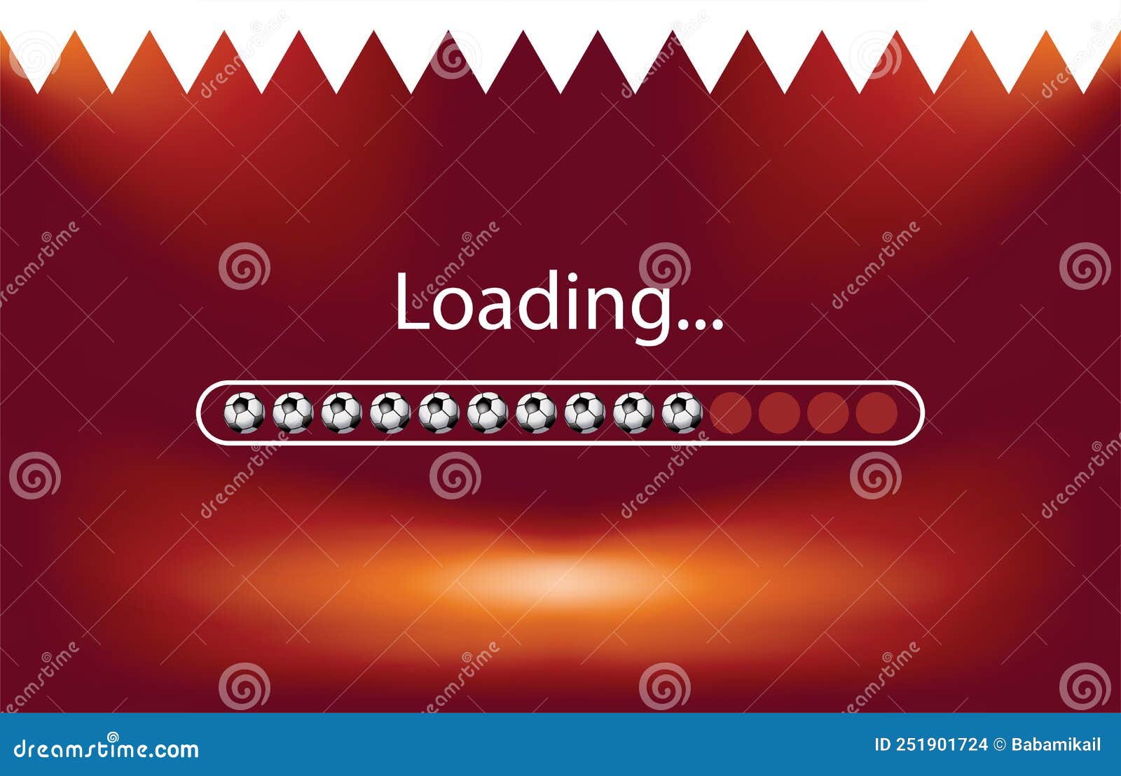 Vector Illustration Design Loading, Ball Illustration Stock Vector ...