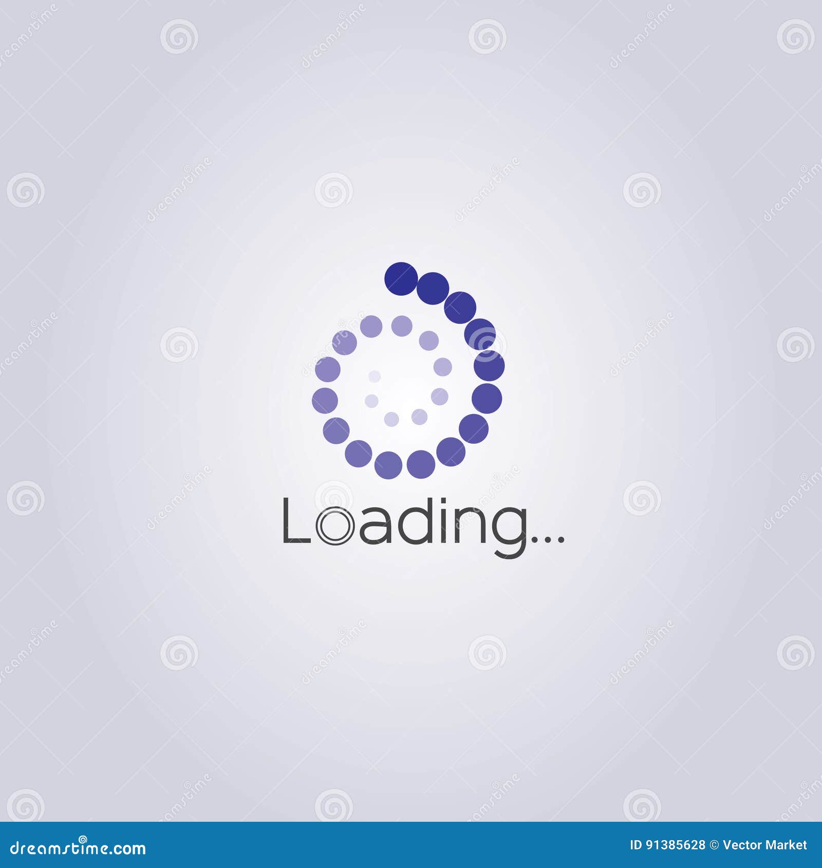 Loading Vector. Purple Color Vector Design and Background Stock Vector ...