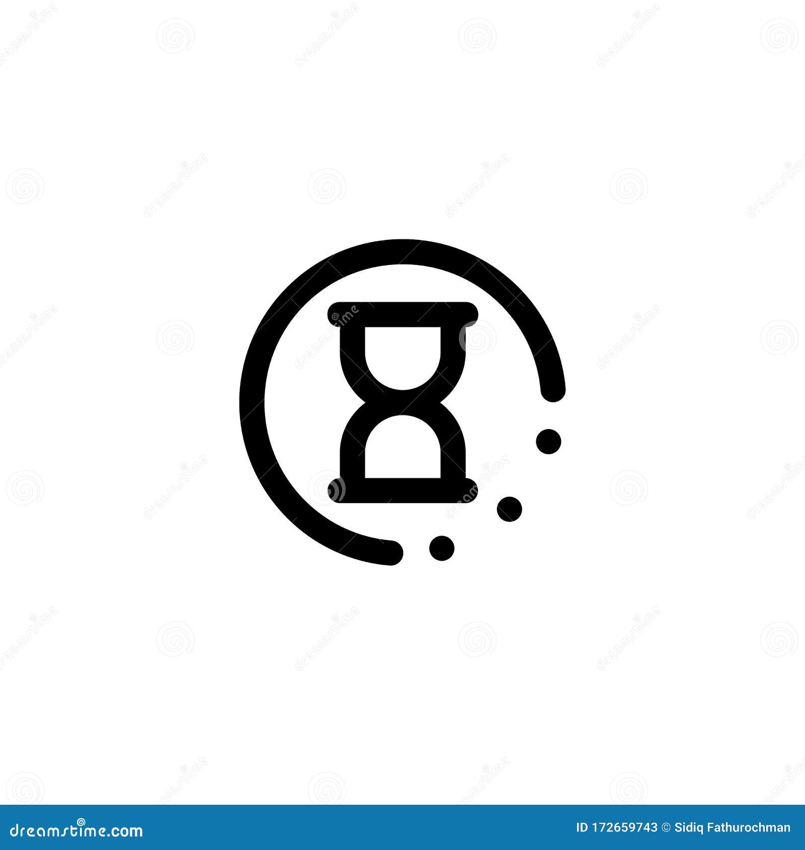 Loading, Wait Icon stock vector. Illustration of countdown - 172659743