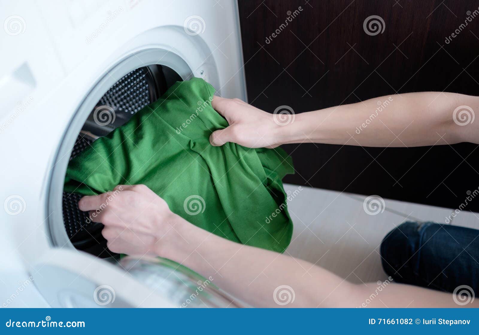 Loading the washer stock photo. Image of household, equipment - 71661082