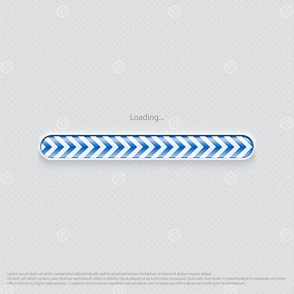Loading web design blue stock illustration. Illustration of program ...