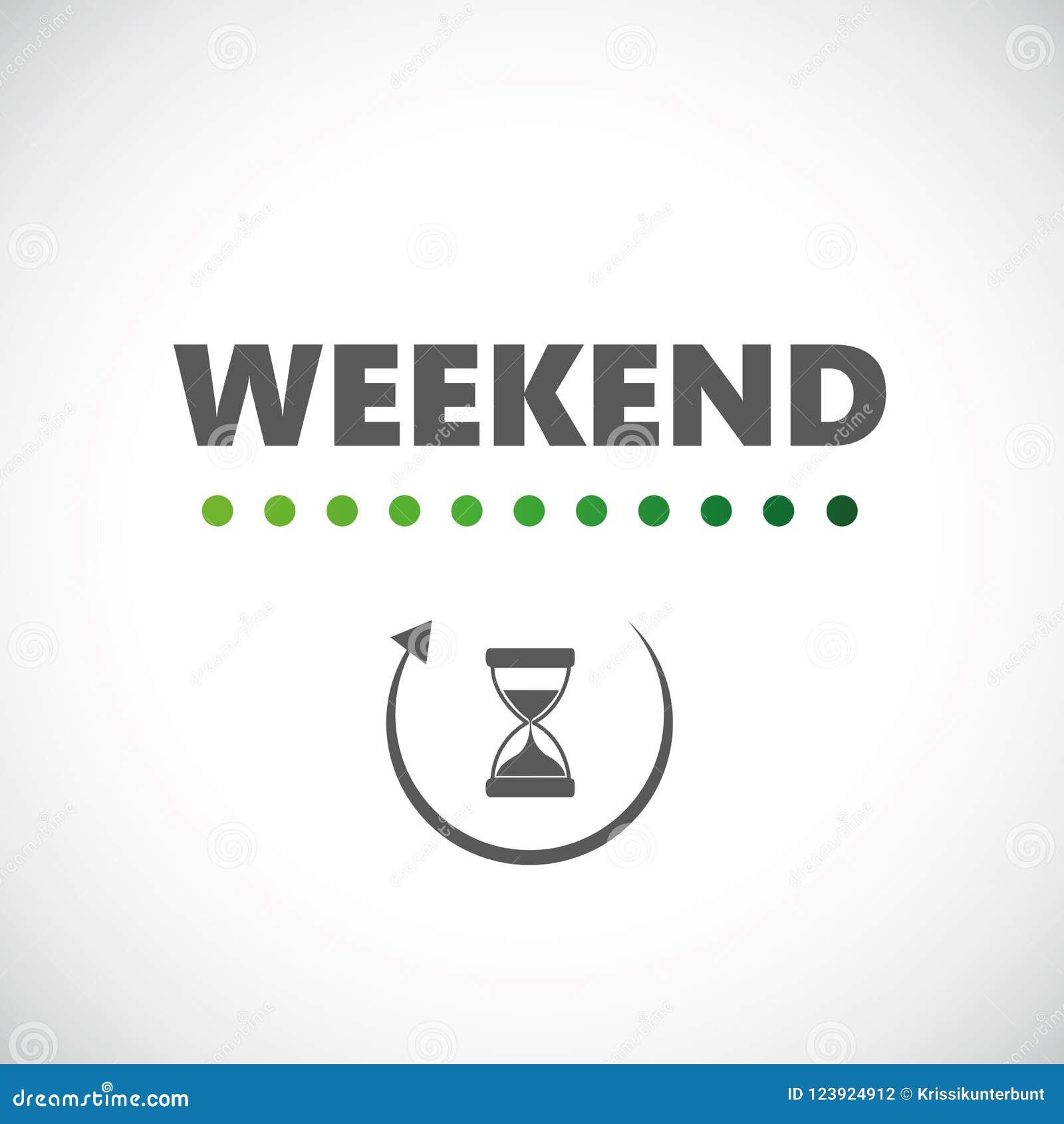 Loading Weekend Hourglass Icon Stock Vector - Illustration of coming ...