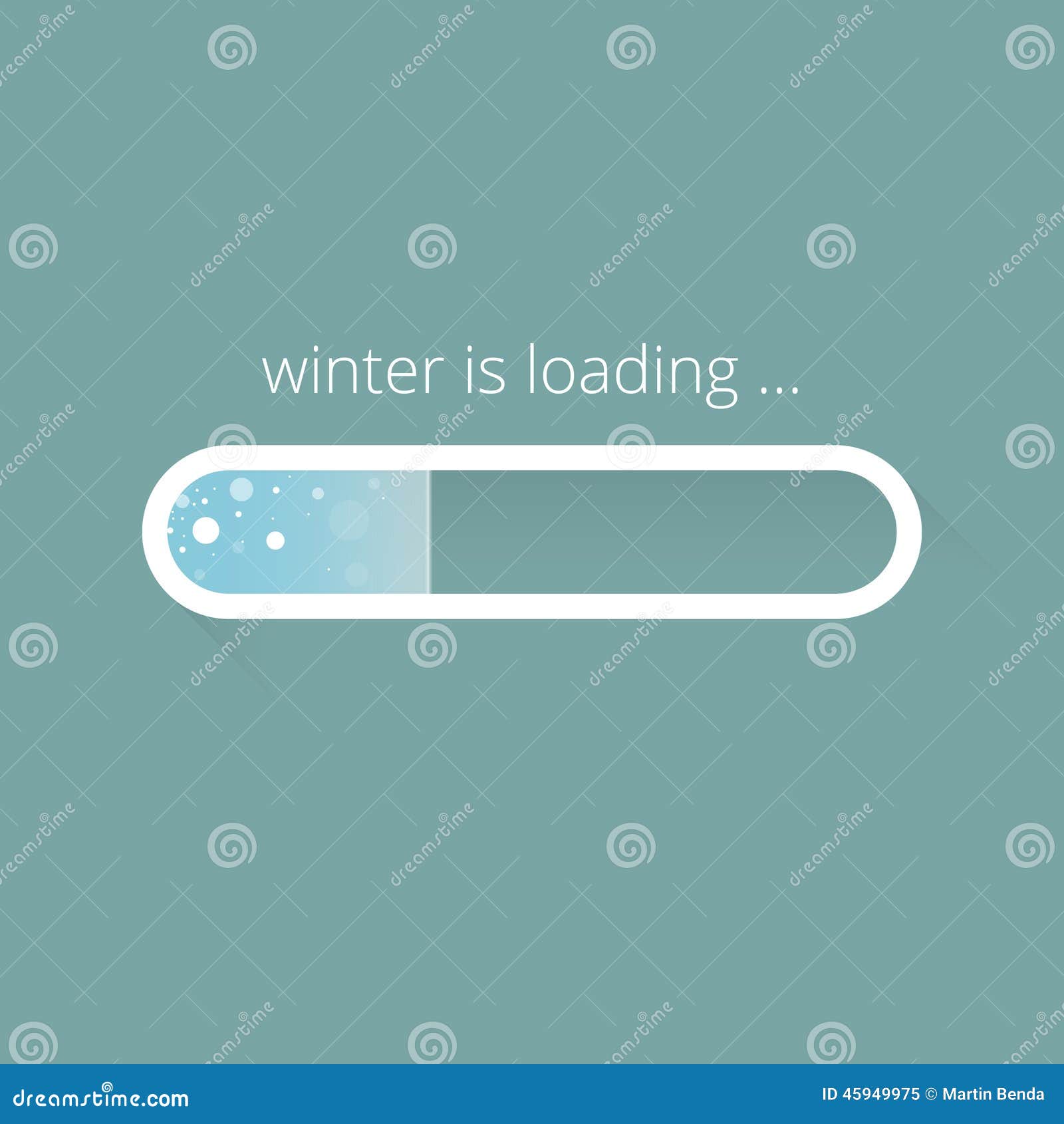 Loading winter stock vector. Illustration of modern, february - 45949975