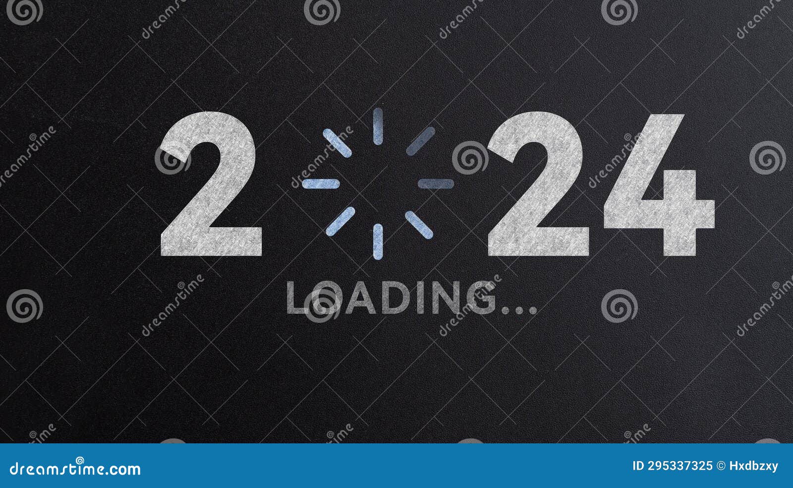 Loading 2024 Written On Blackboard Royalty-Free Stock Photo ...