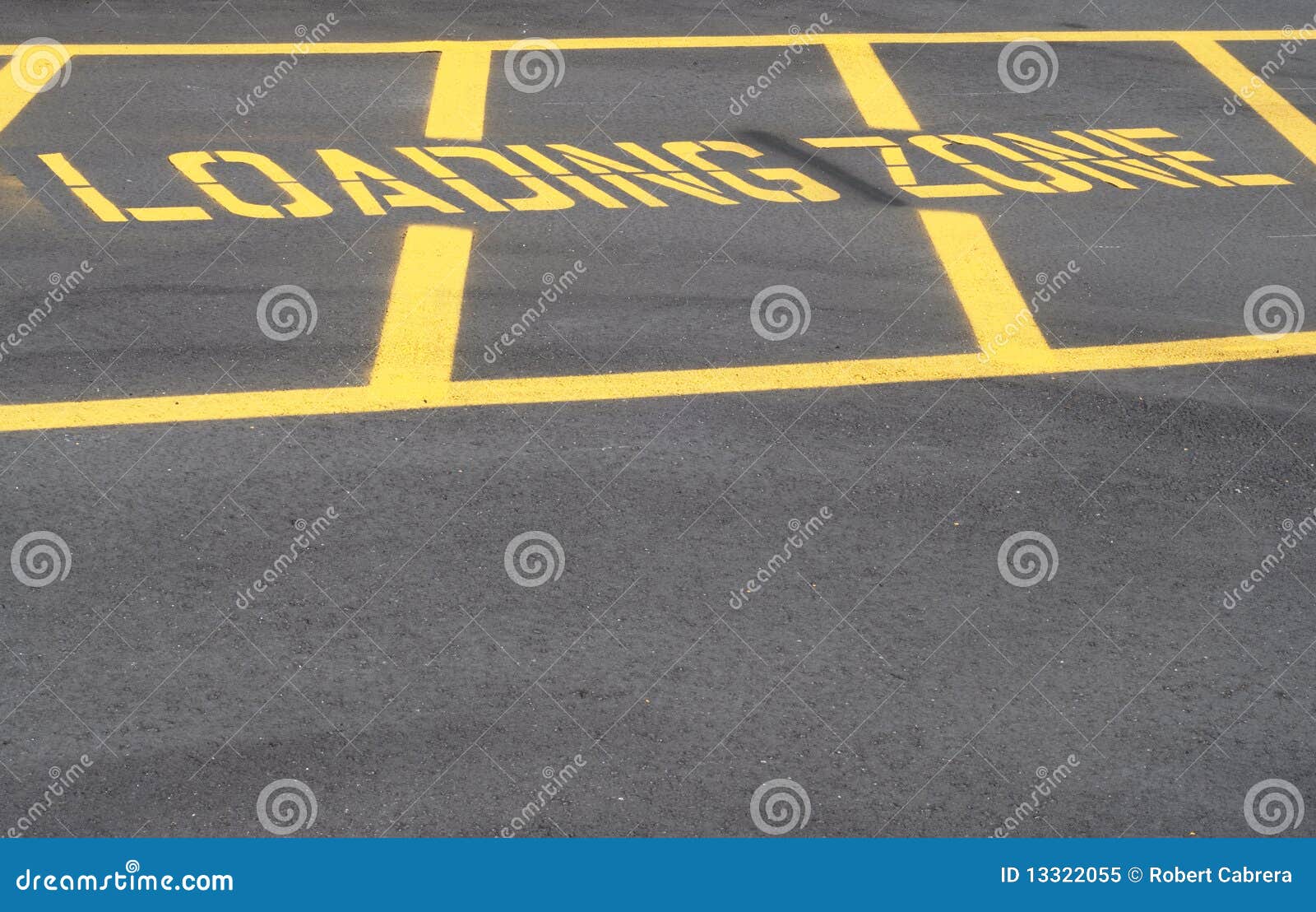 Loading Zone stock image. Image of area, sign, parking - 13322055