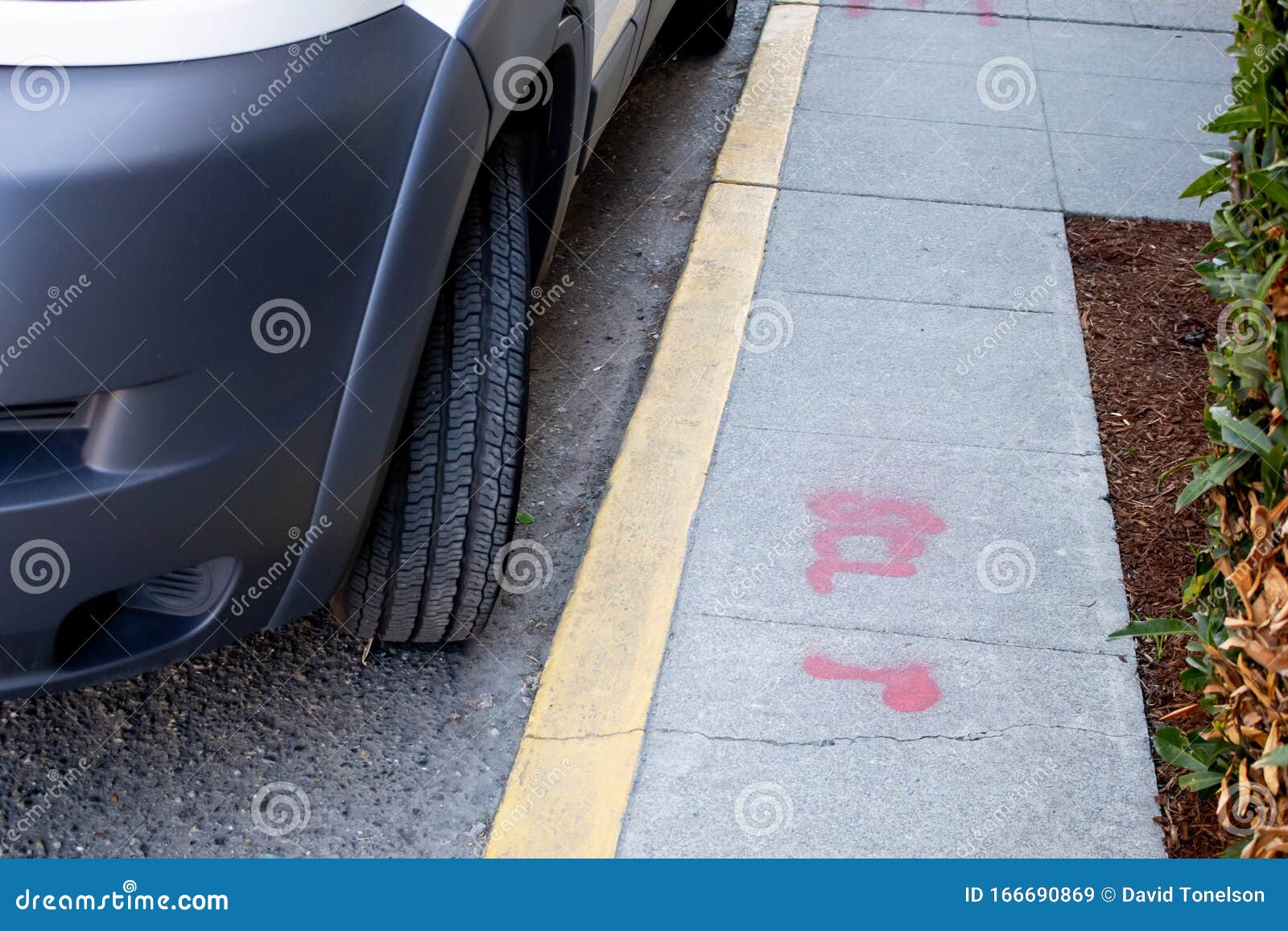Loading zone stock image. Image of parking, loading - 166690869