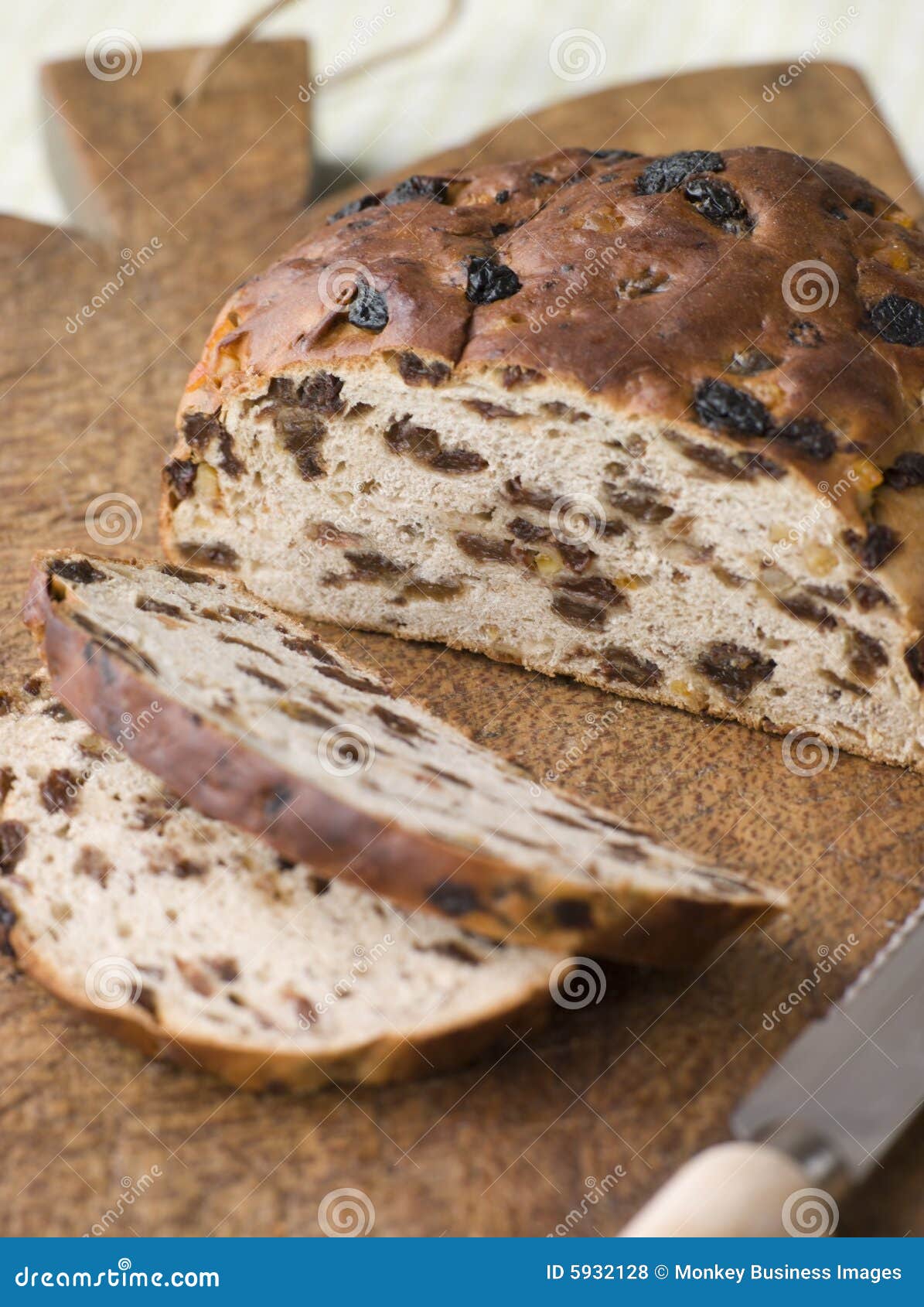 Loaf of Barm Brack stock photo. Image of food, dessert - 5932128