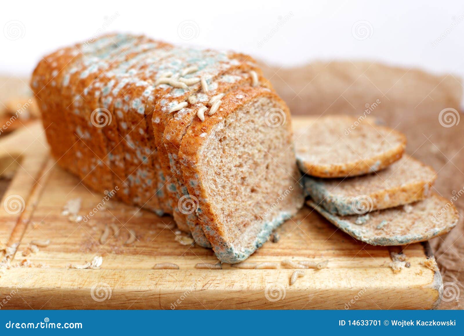Loaf of bread stock image. Image of untidiness, cutting - 14633701