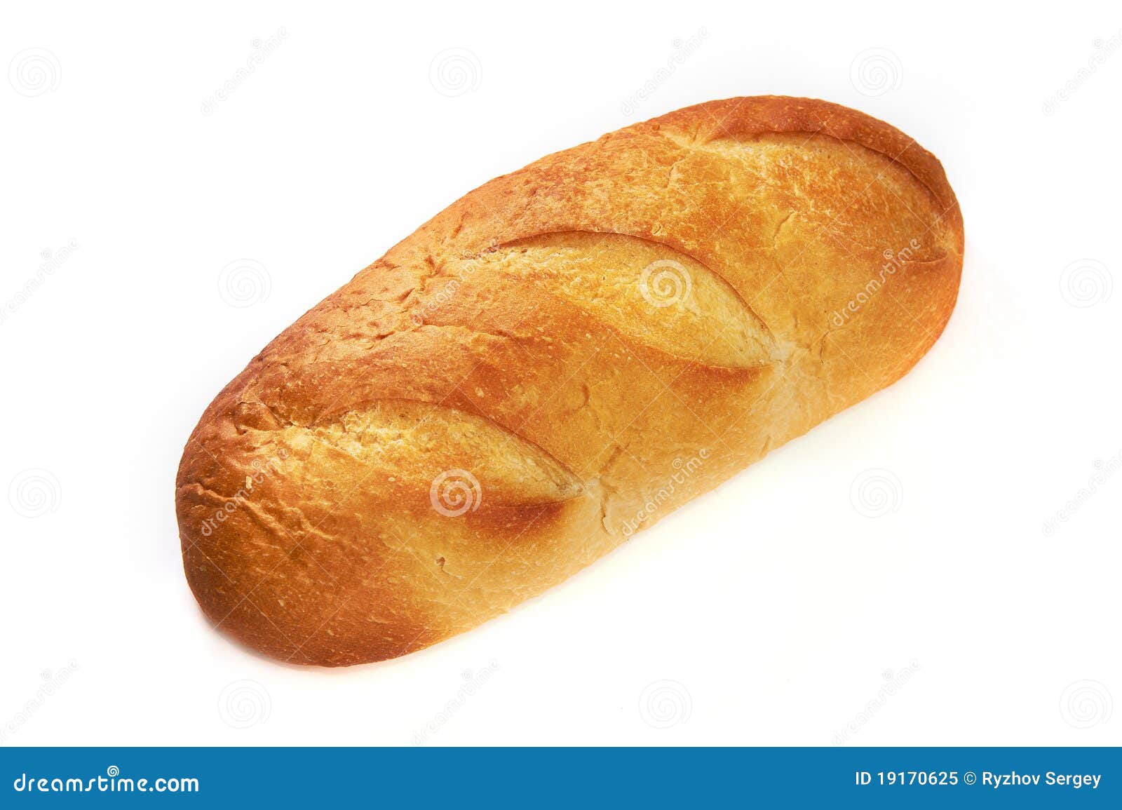 Loaf of bread isolated stock image. Image of gourmet - 19170625