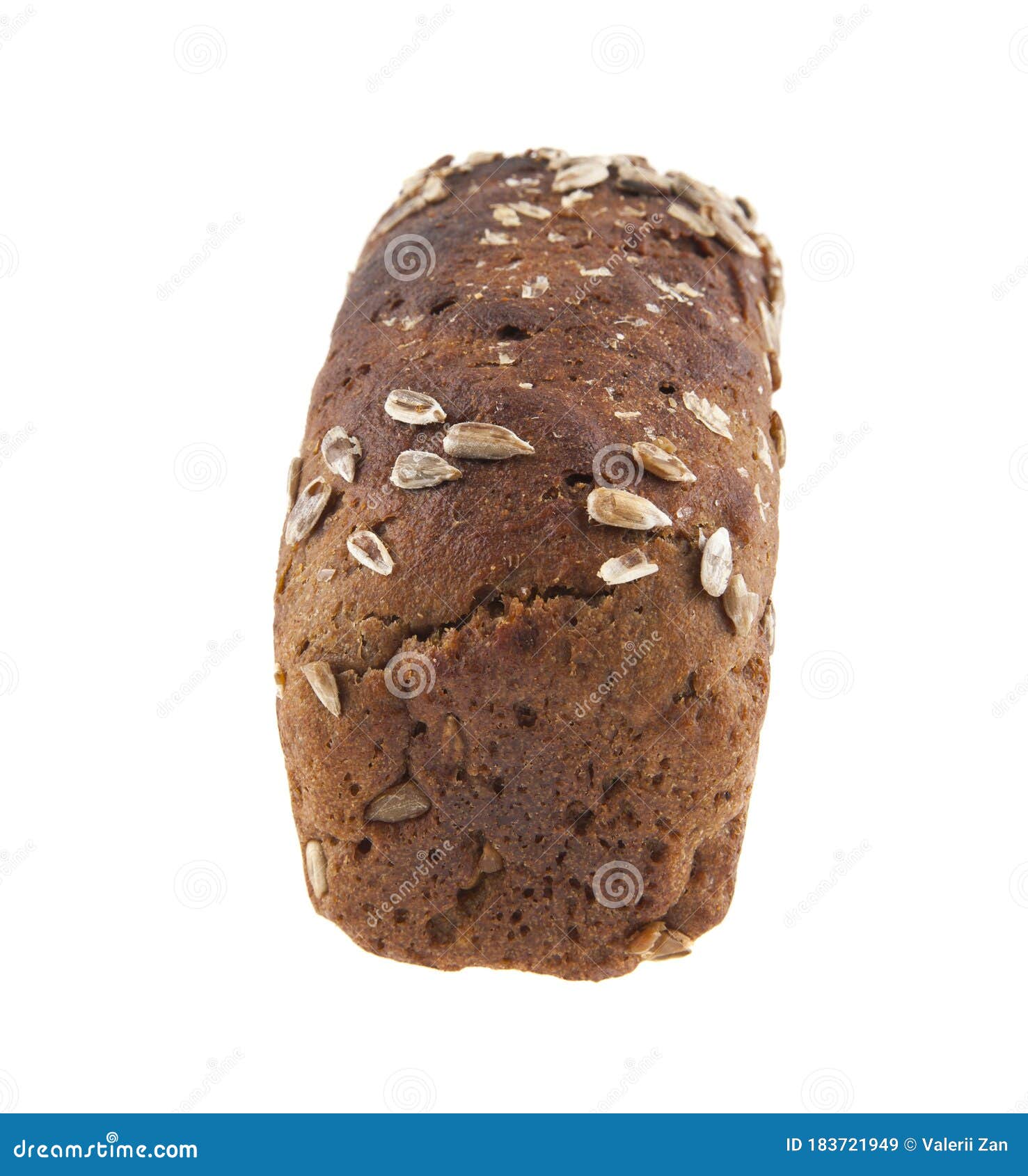 Loaf of Bread Isolated on White Background Stock Image - Image of white ...