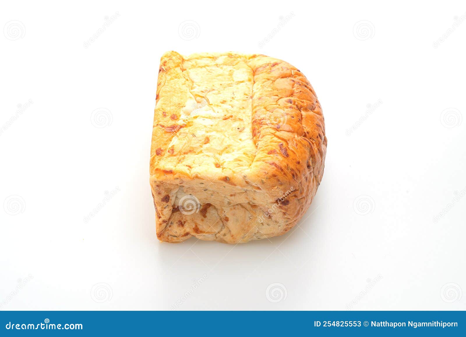 Loaf of Bread on White Background Stock Image - Image of gourmet, dough ...