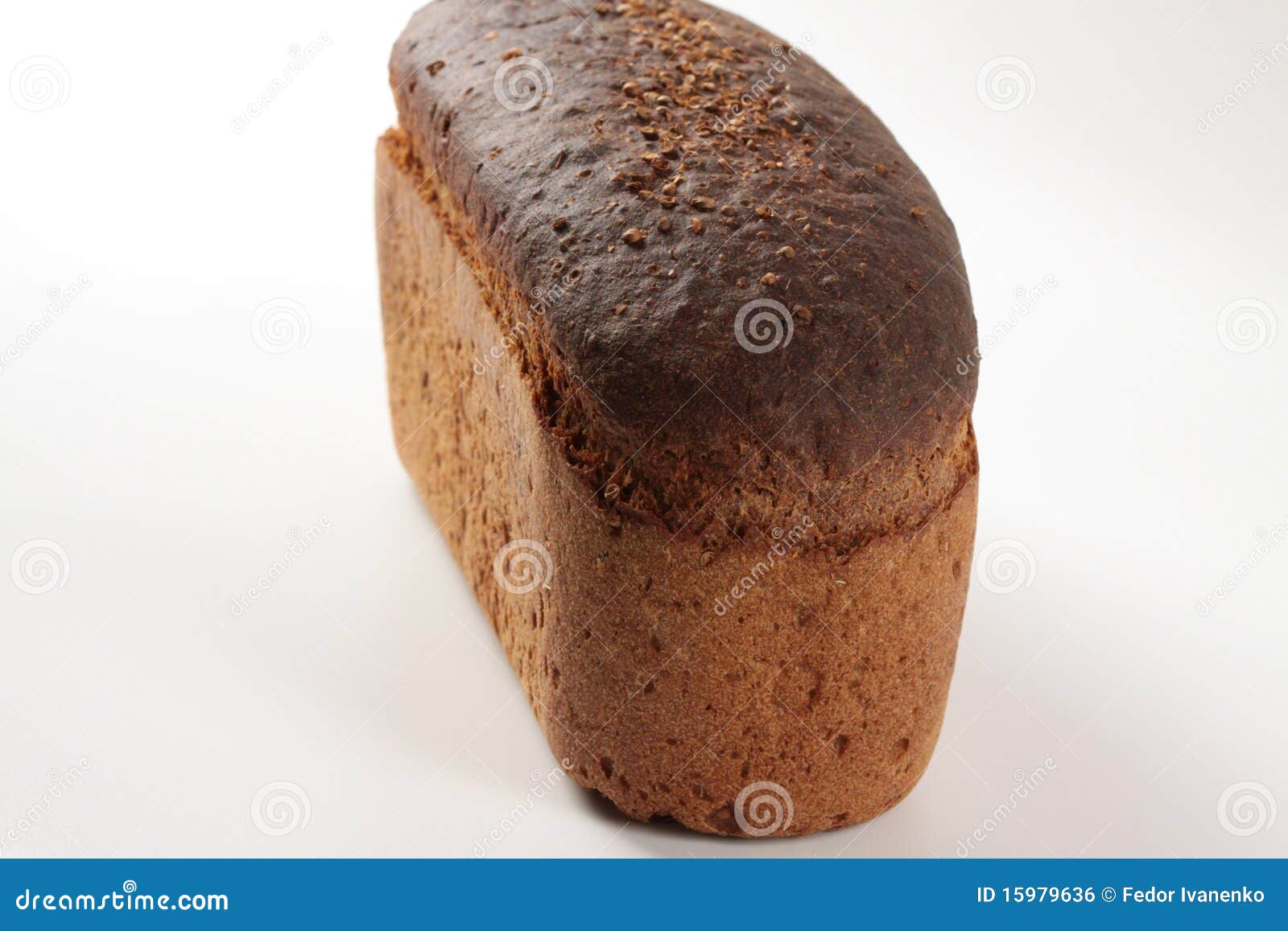 Loaf of brown bread stock photo. Image of traditinal - 15979636