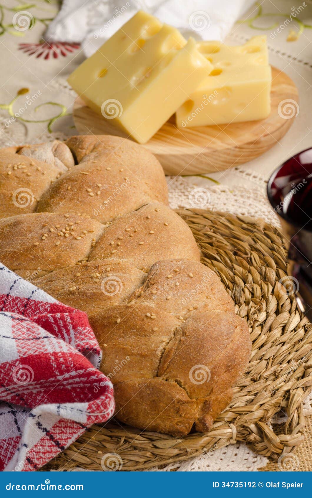 Loaf of challah stock photo. Image of baked, celebration - 34735192