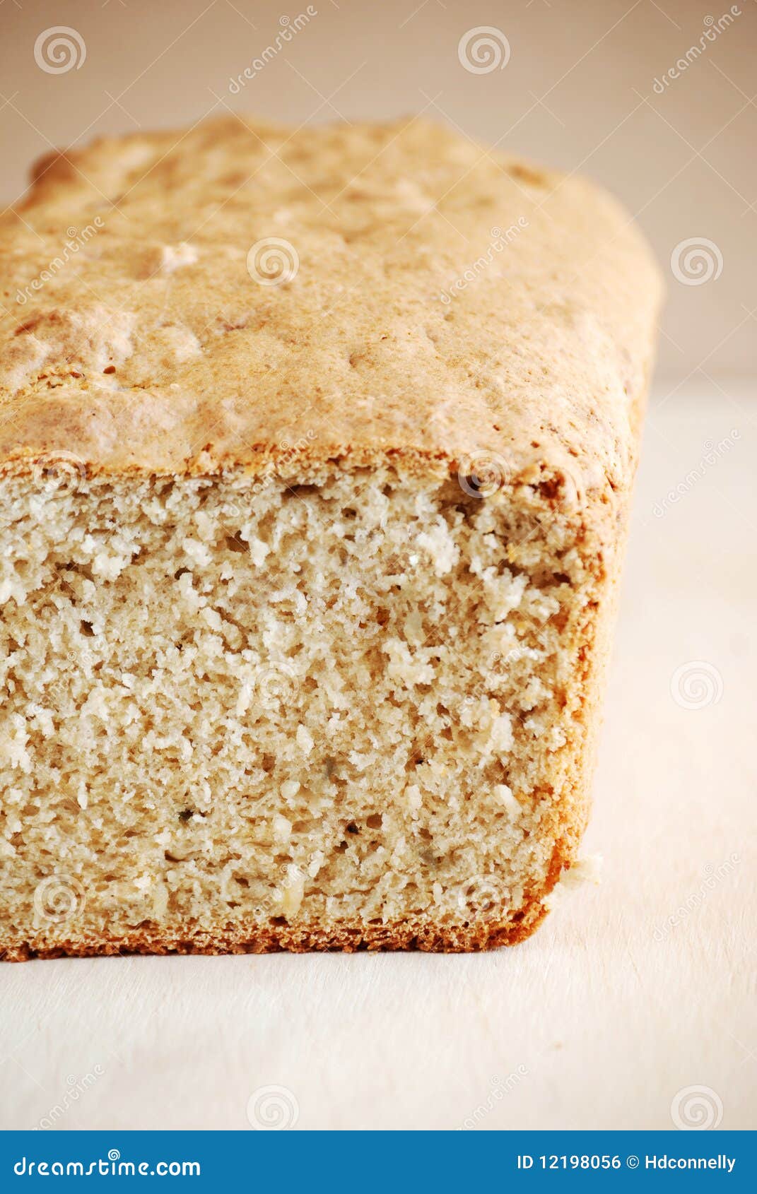 Loaf of fresh bread stock photo. Image of wood, food - 12198056