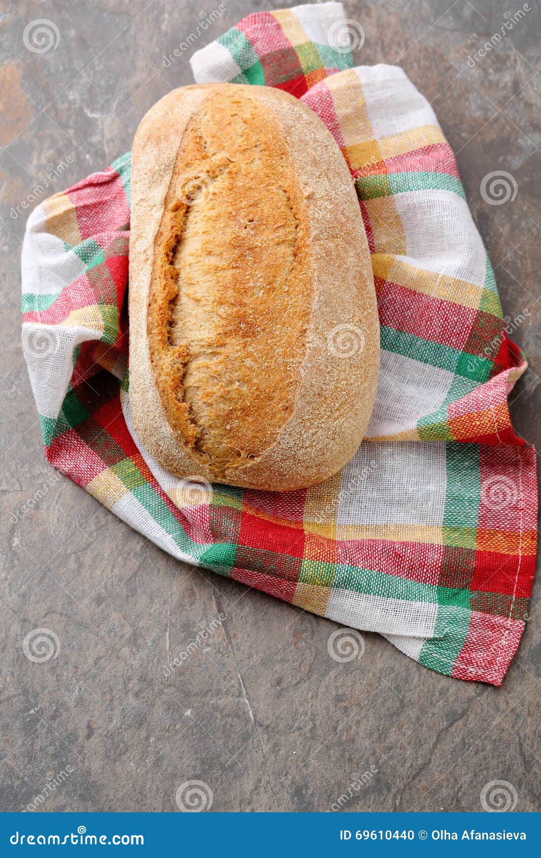 Loaf of fresh bread stock photo. Image of food, loaf - 69610440