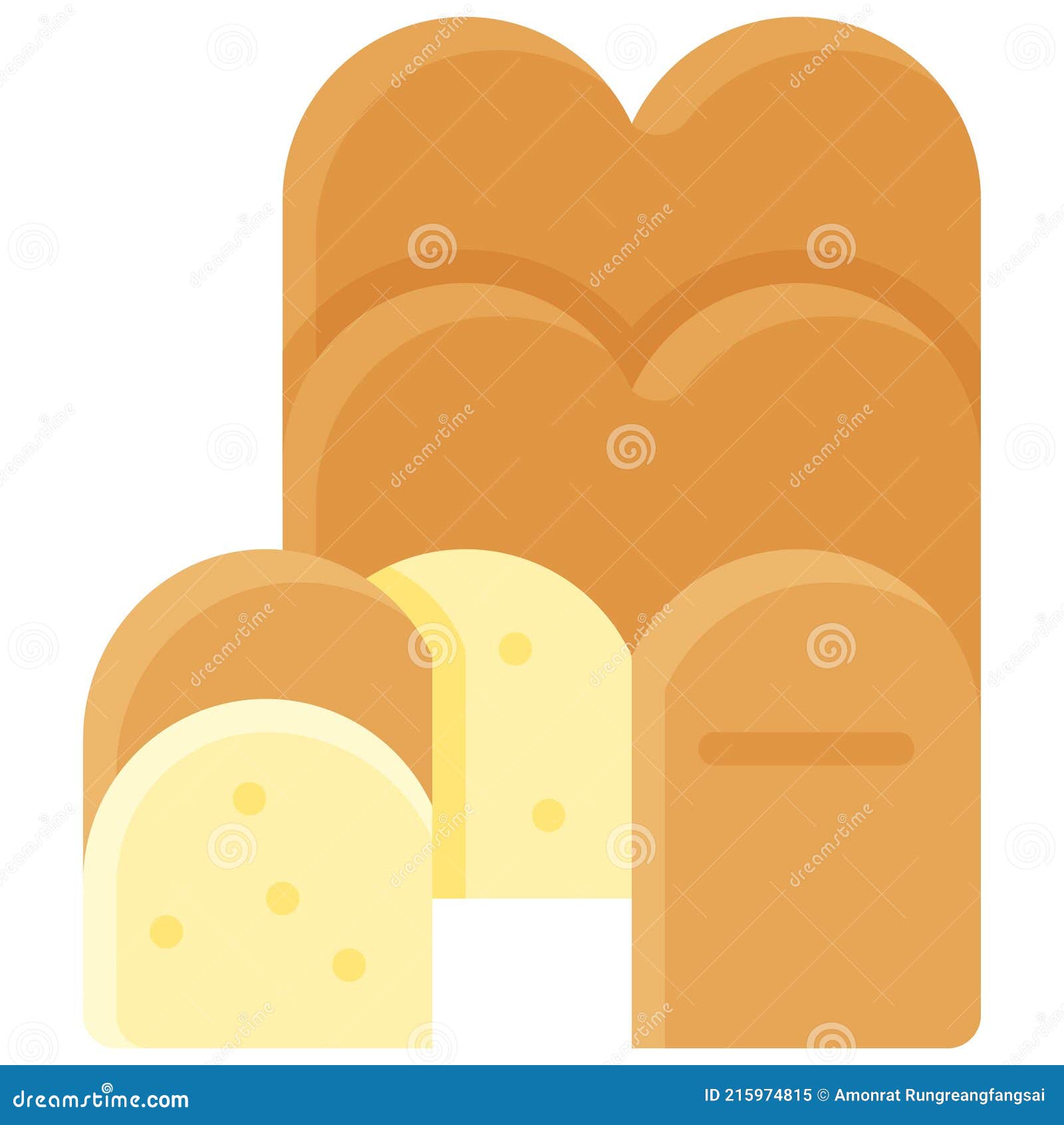 Loaf Icon, Bakery and Baking Related Vector Stock Vector - Illustration ...