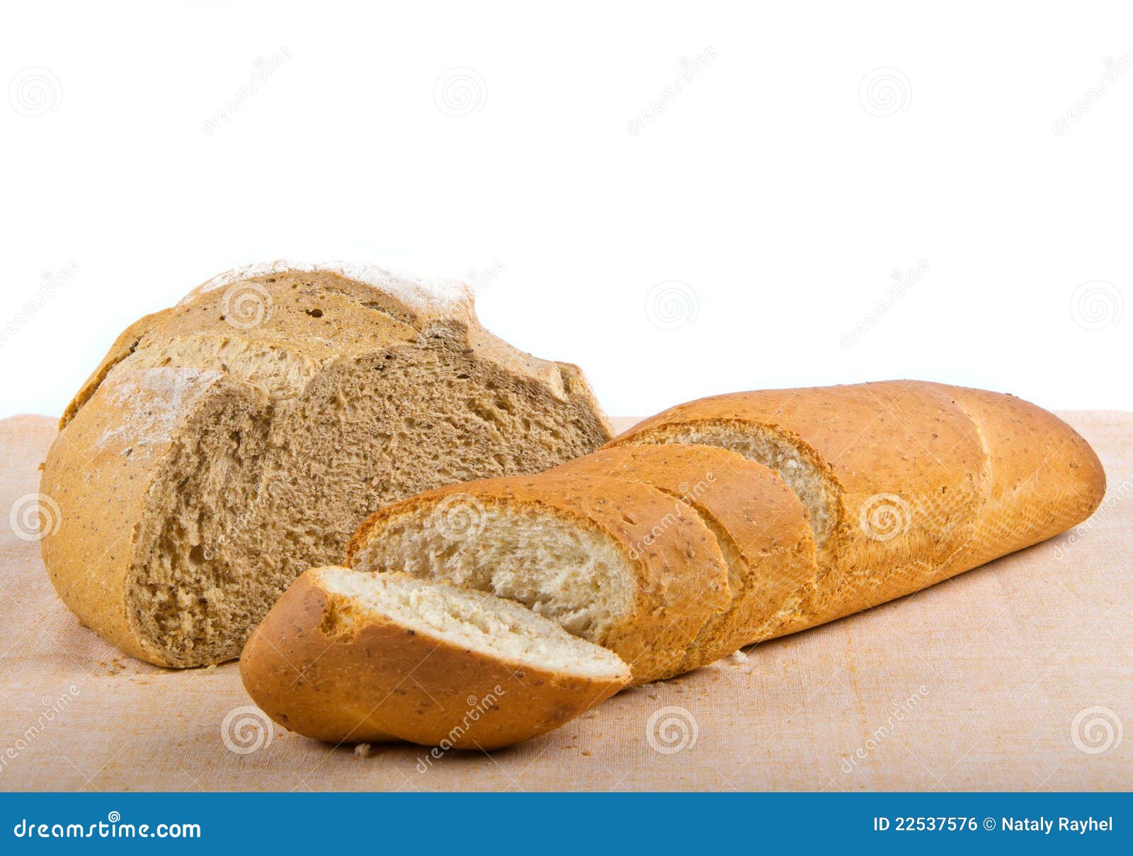Loaf and long loaf stock photo. Image of brown, loaf - 22537576