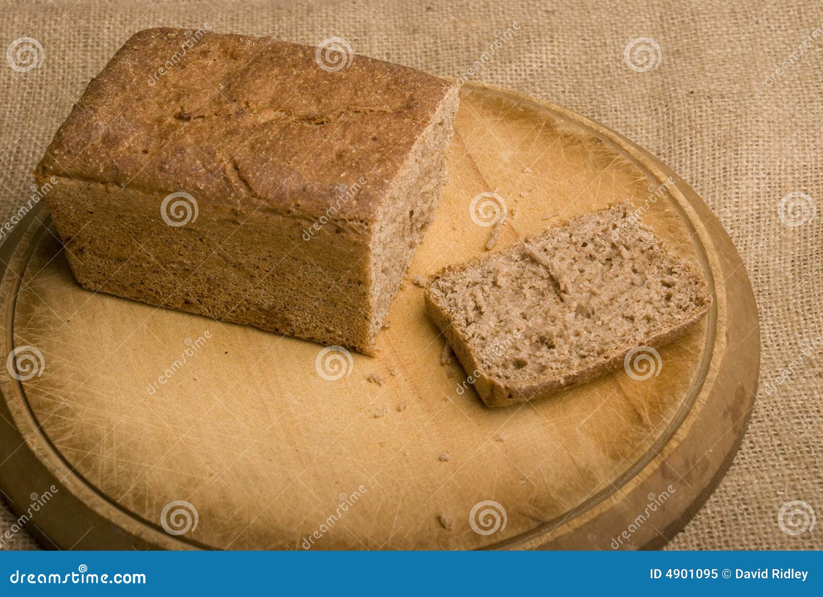 Loaf of rye bread stock image. Image of wood, food, board - 4901095