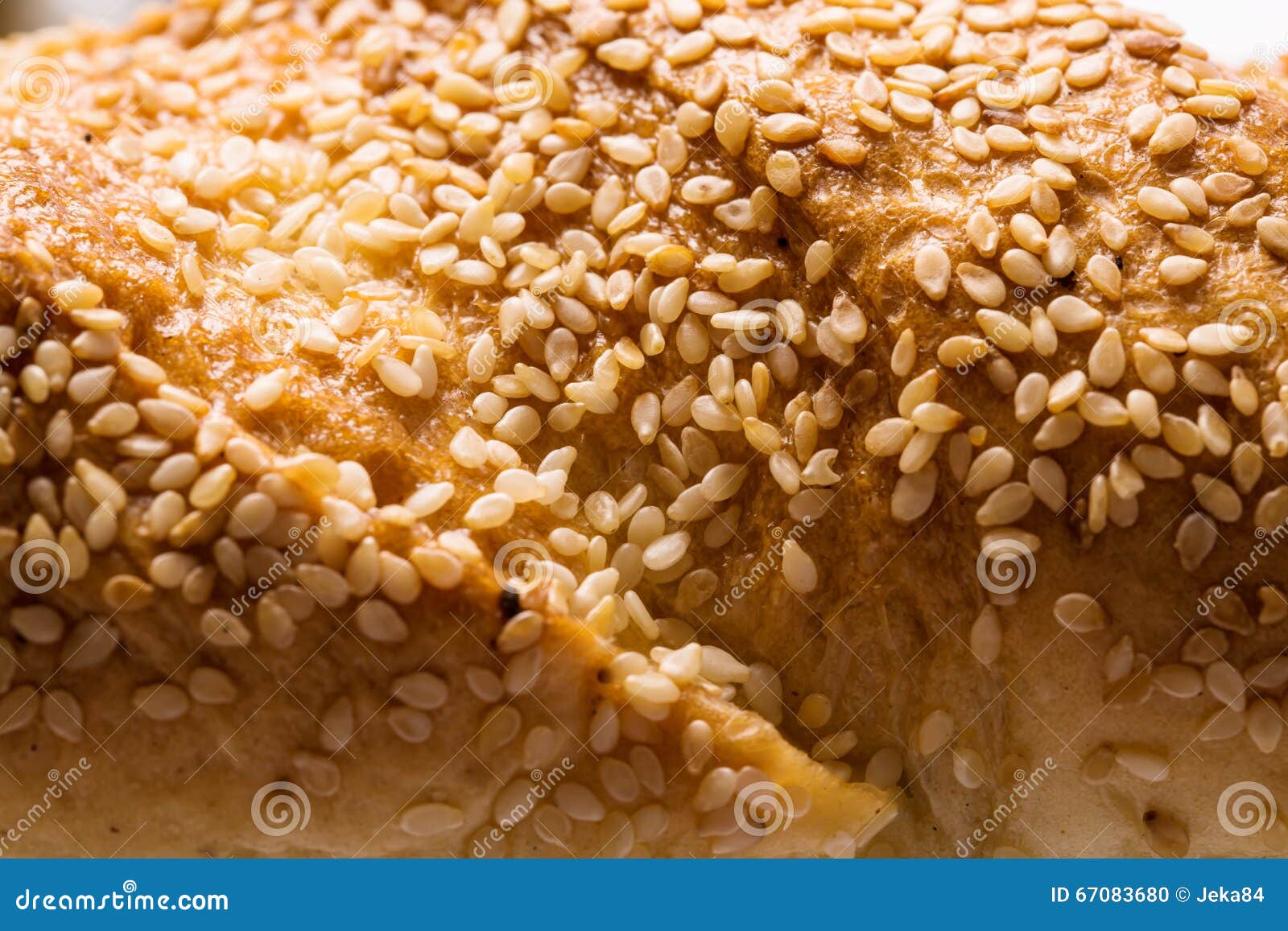 Loaf with sesame seeds stock photo. Image of full, seed - 67083680